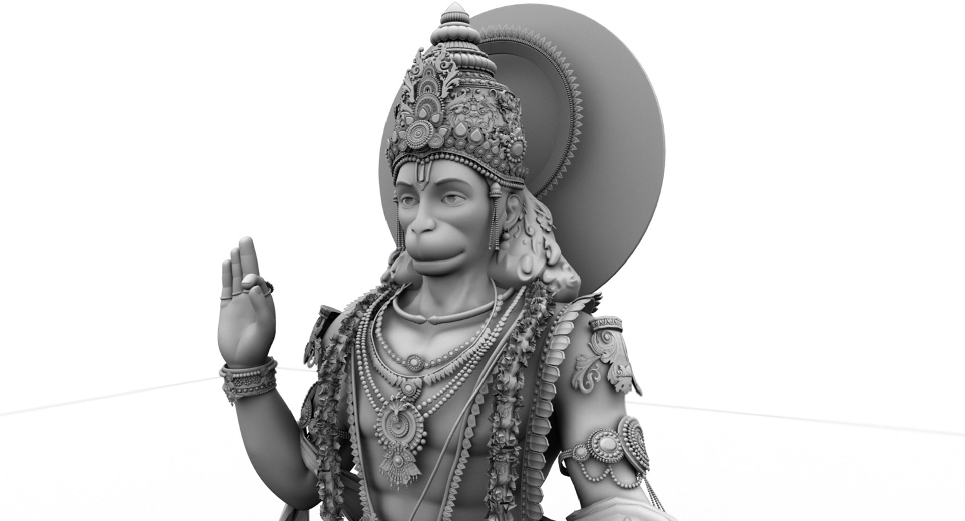 3D Hanuman Model - TurboSquid 1569252