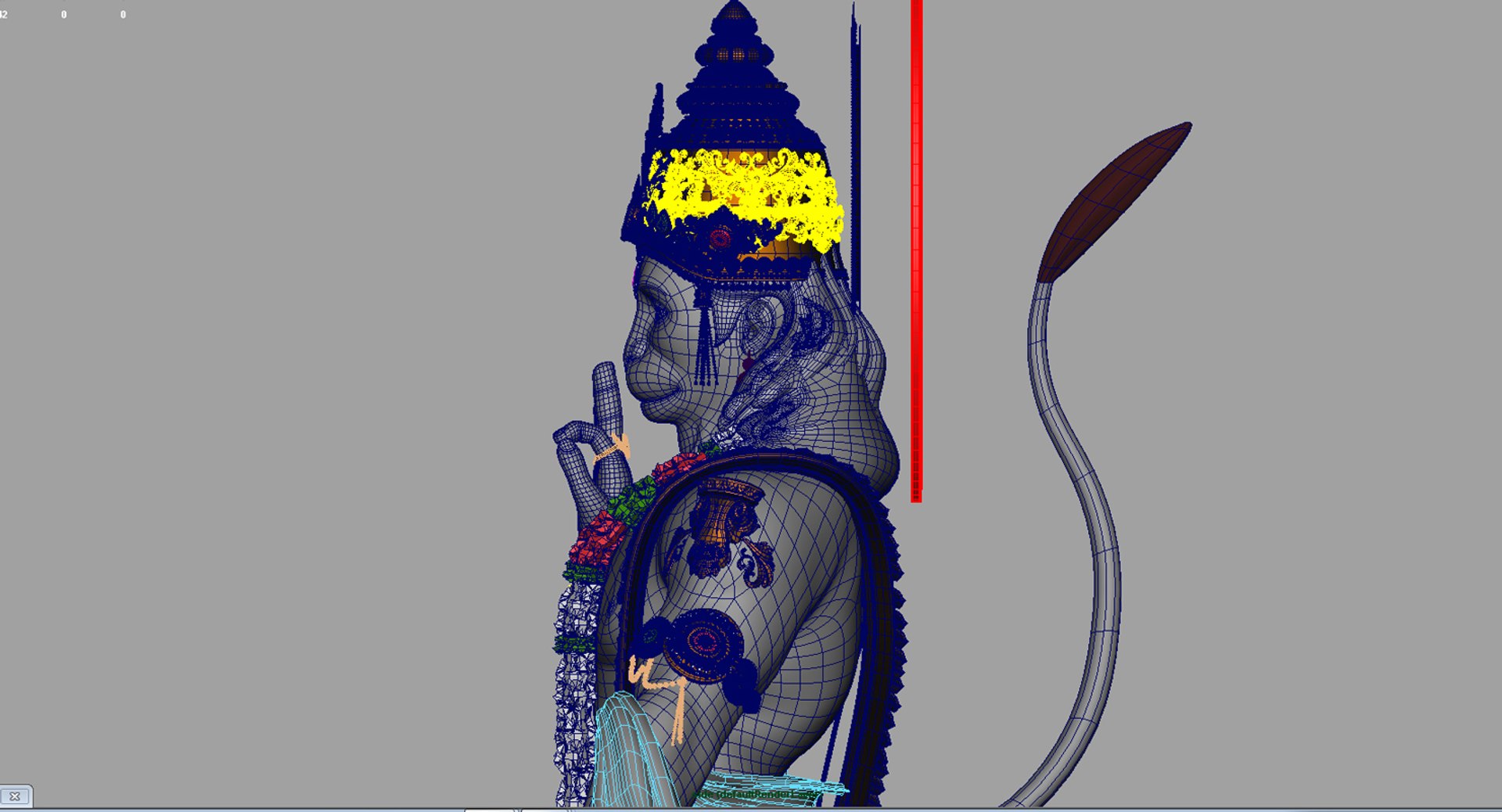 3D Hanuman Model - TurboSquid 1569252
