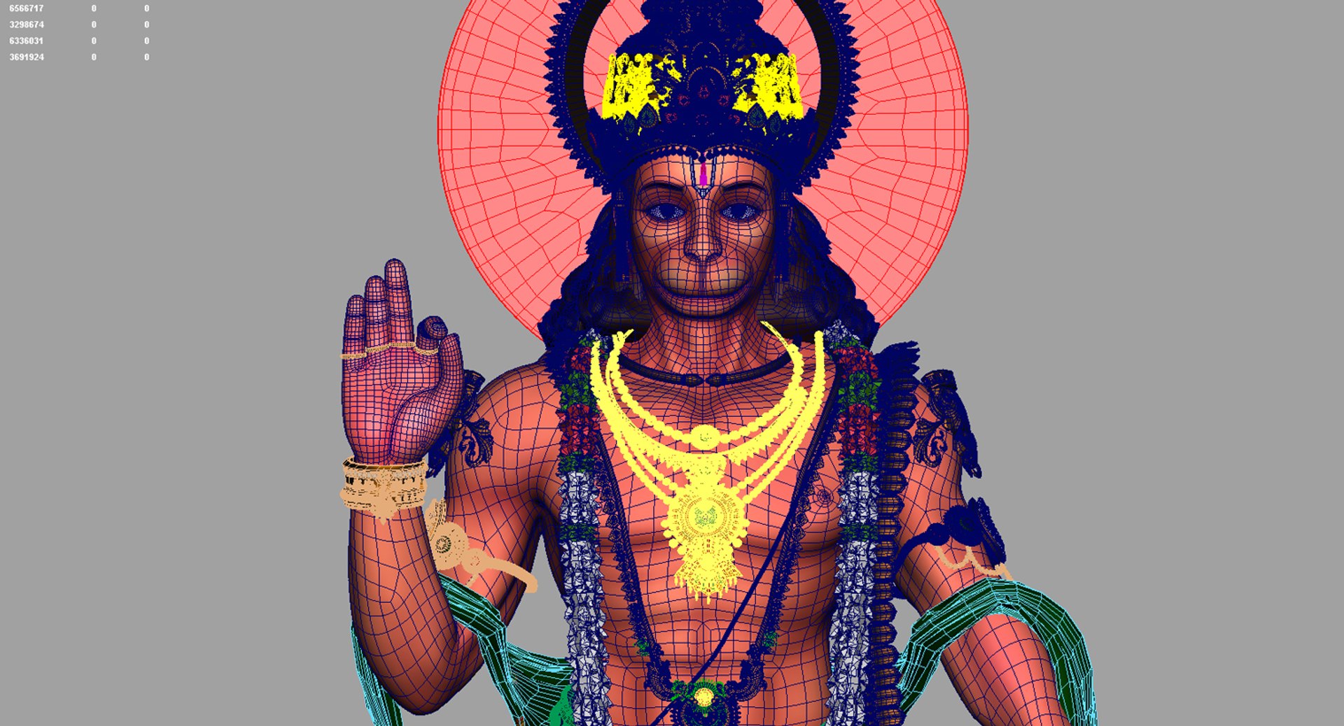 3D Hanuman Model - TurboSquid 1569252