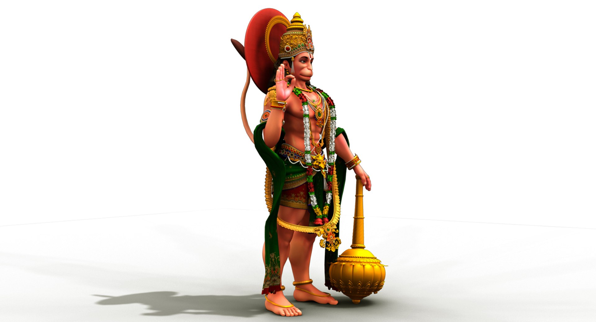 3D Hanuman Model - TurboSquid 1569252