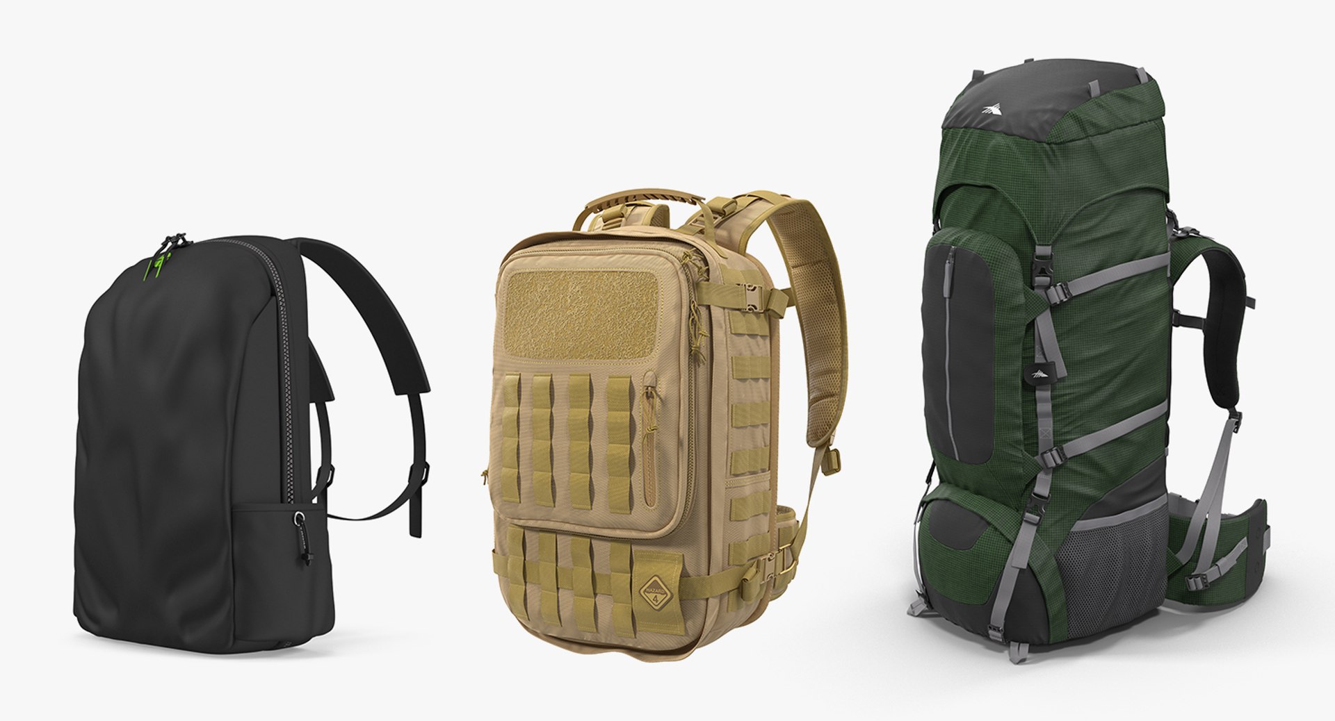Backpacks Collection 8 3D Model - TurboSquid 1755369