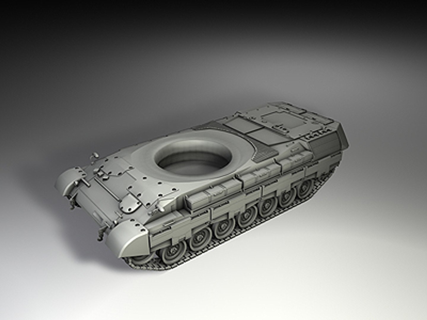 German Tank Gepard 3d Model