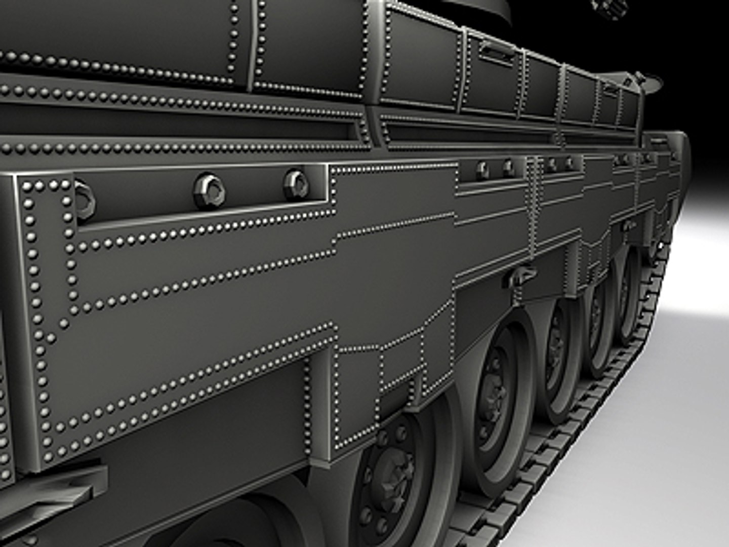 German Tank Gepard 3d Model