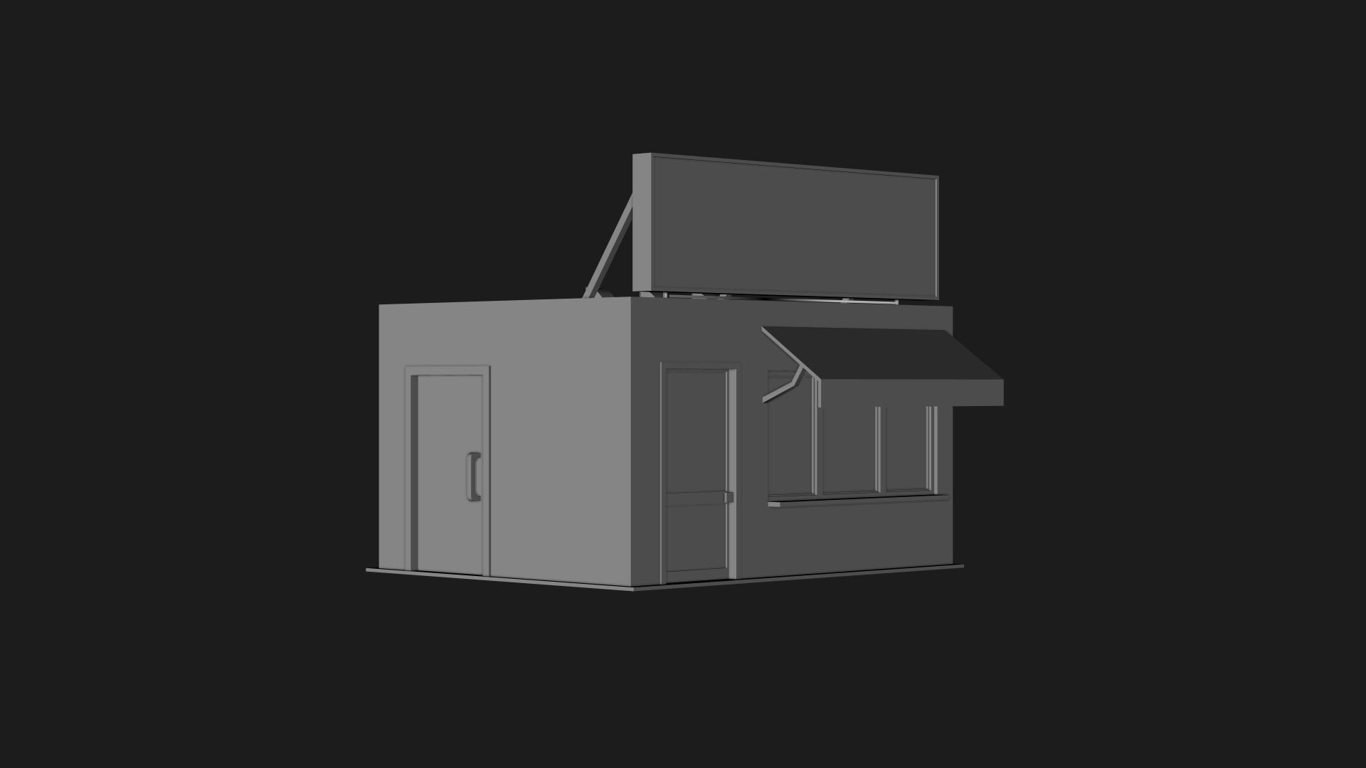 Stylized Shop 3D Model - TurboSquid 1573678