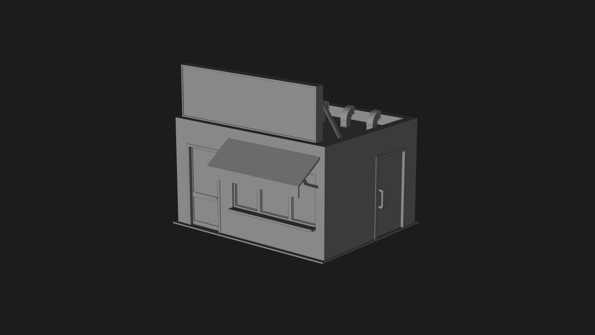 Stylized Shop 3D Model - TurboSquid 1573678