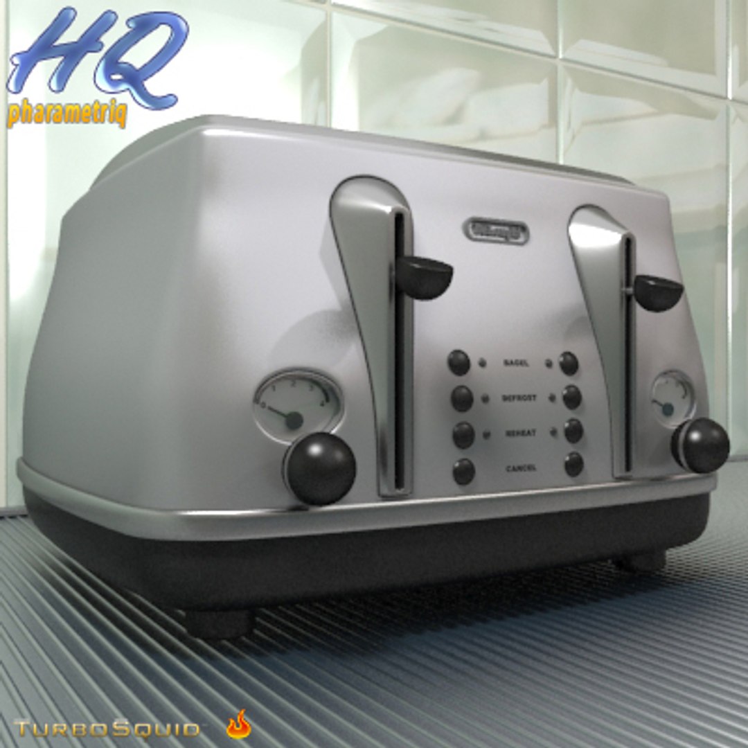 3d Toaster 01 Model