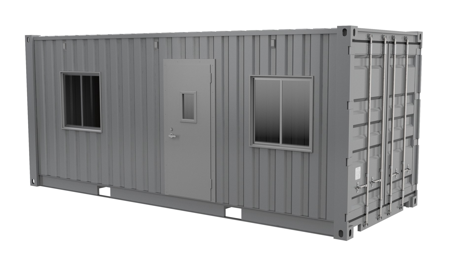 3D Office Container With Interior model - TurboSquid 2017996