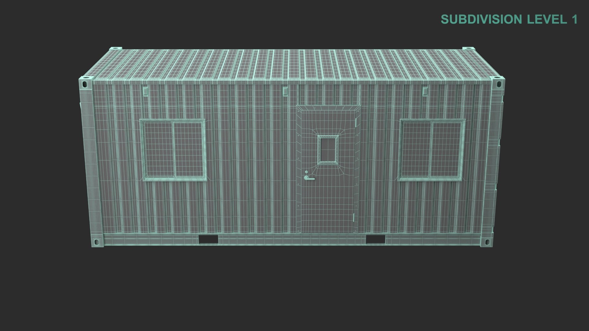 3D Office Container With Interior model - TurboSquid 2017996