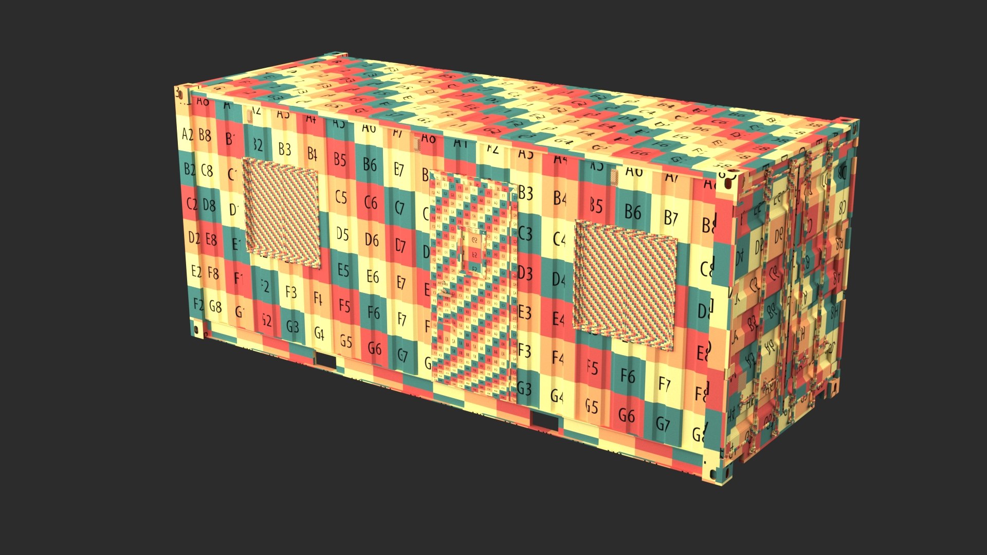 3D Office Container With Interior model - TurboSquid 2017996