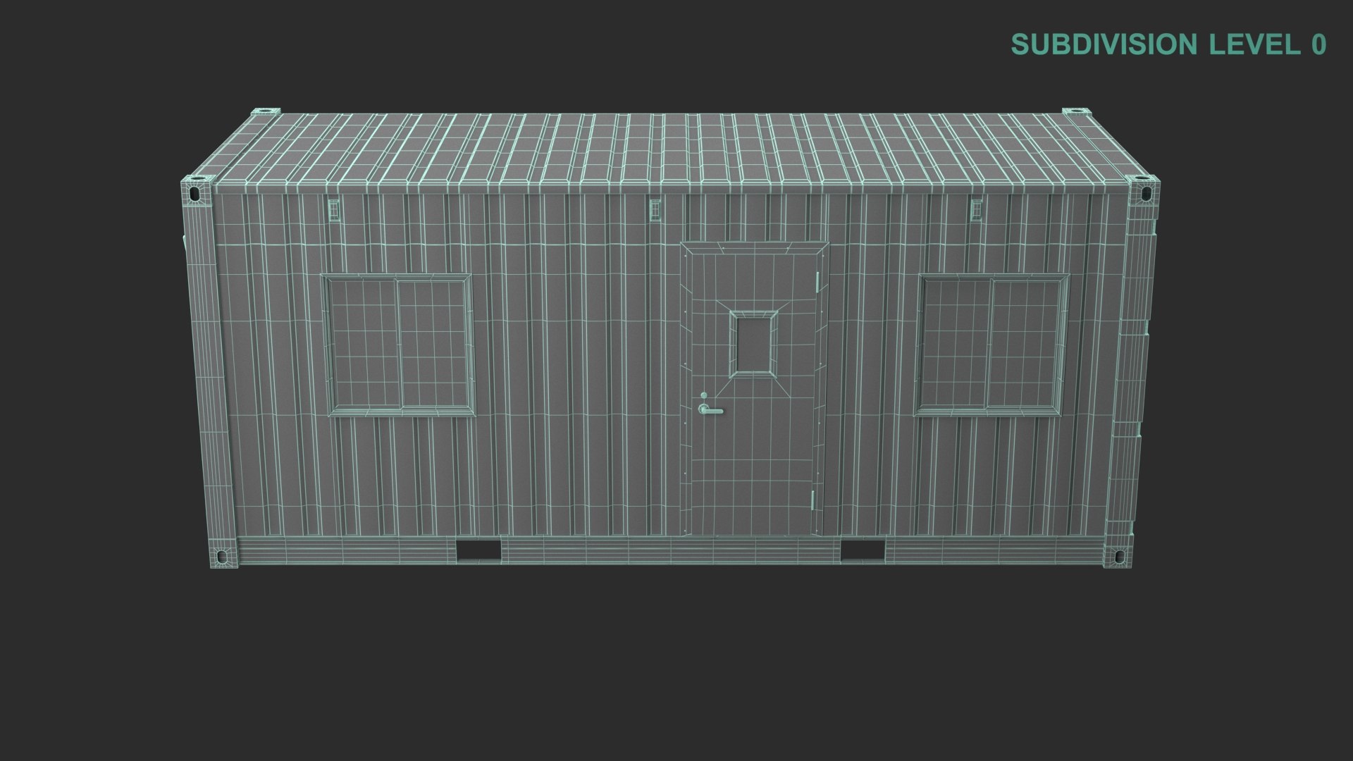 3D Office Container With Interior model - TurboSquid 2017996