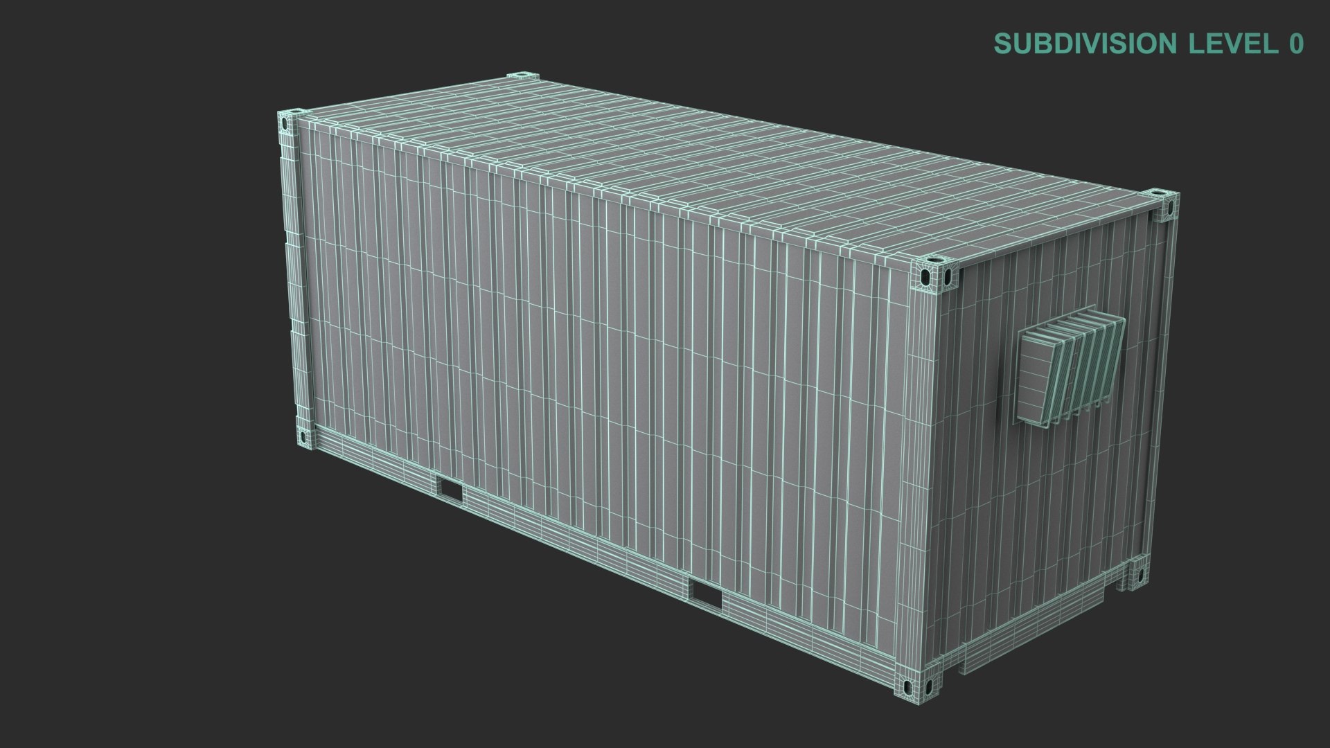 3D Office Container With Interior model - TurboSquid 2017996