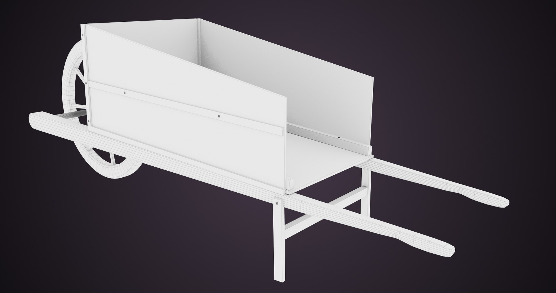 Wooden Cart03 All PBR Unity UE Textures Included 3D model - TurboSquid ...