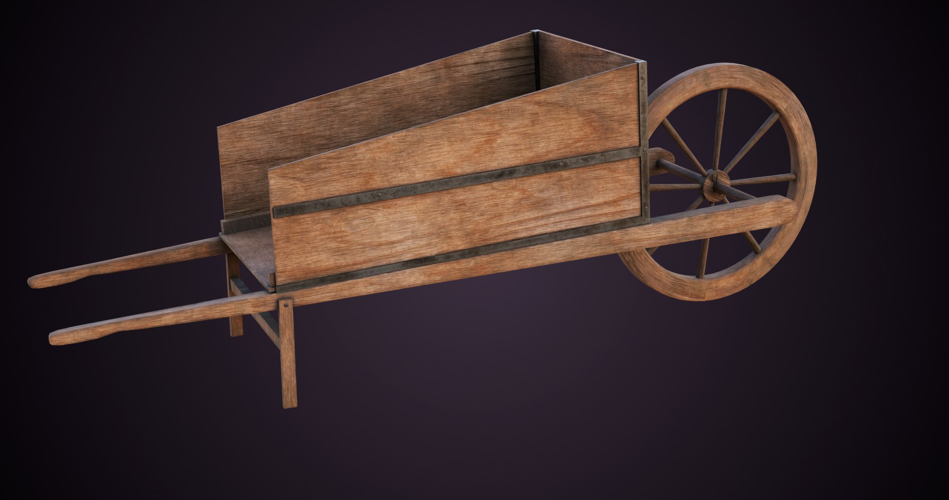 Wooden Cart03 All PBR Unity UE Textures Included 3D Model - TurboSquid ...