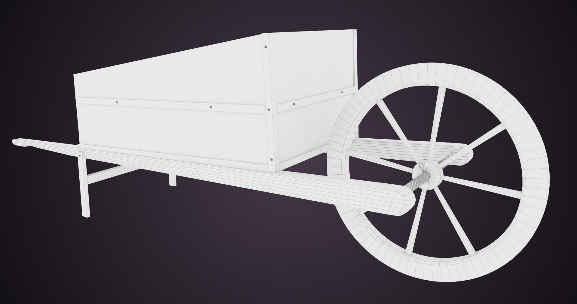 Wooden Cart03 All PBR Unity UE Textures Included 3D model - TurboSquid ...