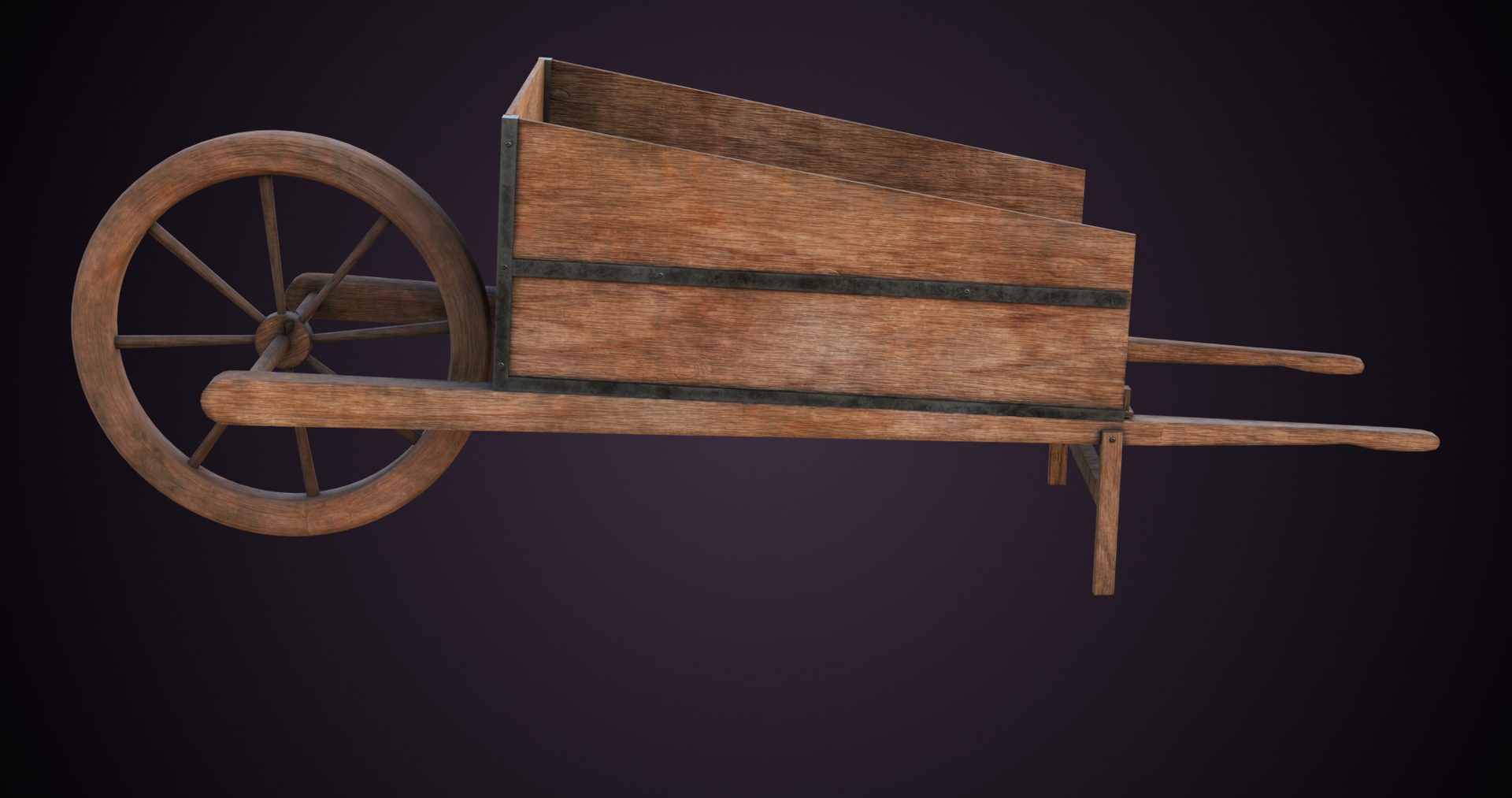 Wooden Cart03 All PBR Unity UE Textures Included 3D Model - TurboSquid ...