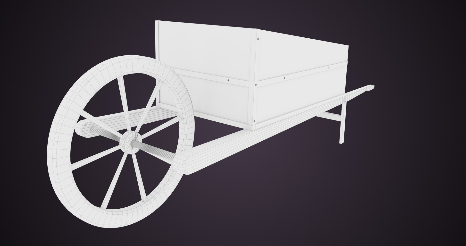 Wooden Cart03 All PBR Unity UE Textures Included 3D model - TurboSquid ...