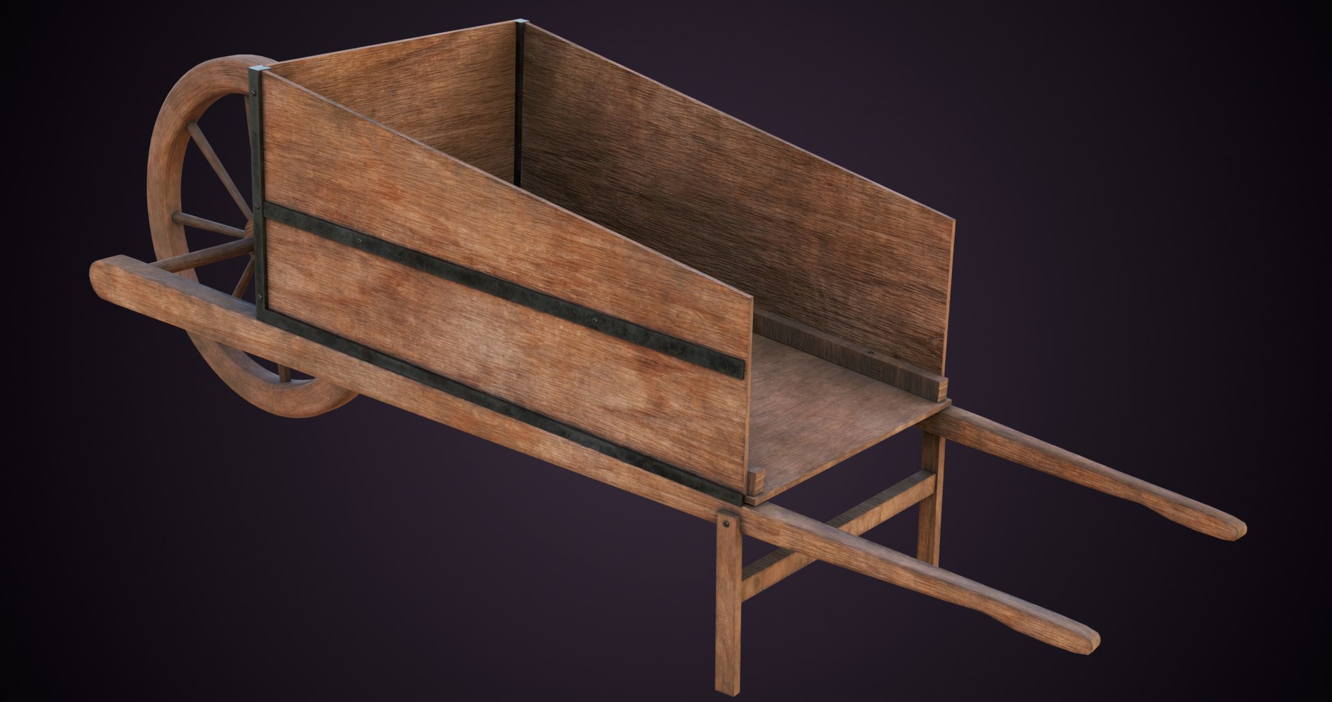 Wooden Cart03 All PBR Unity UE Textures Included 3D Model - TurboSquid ...