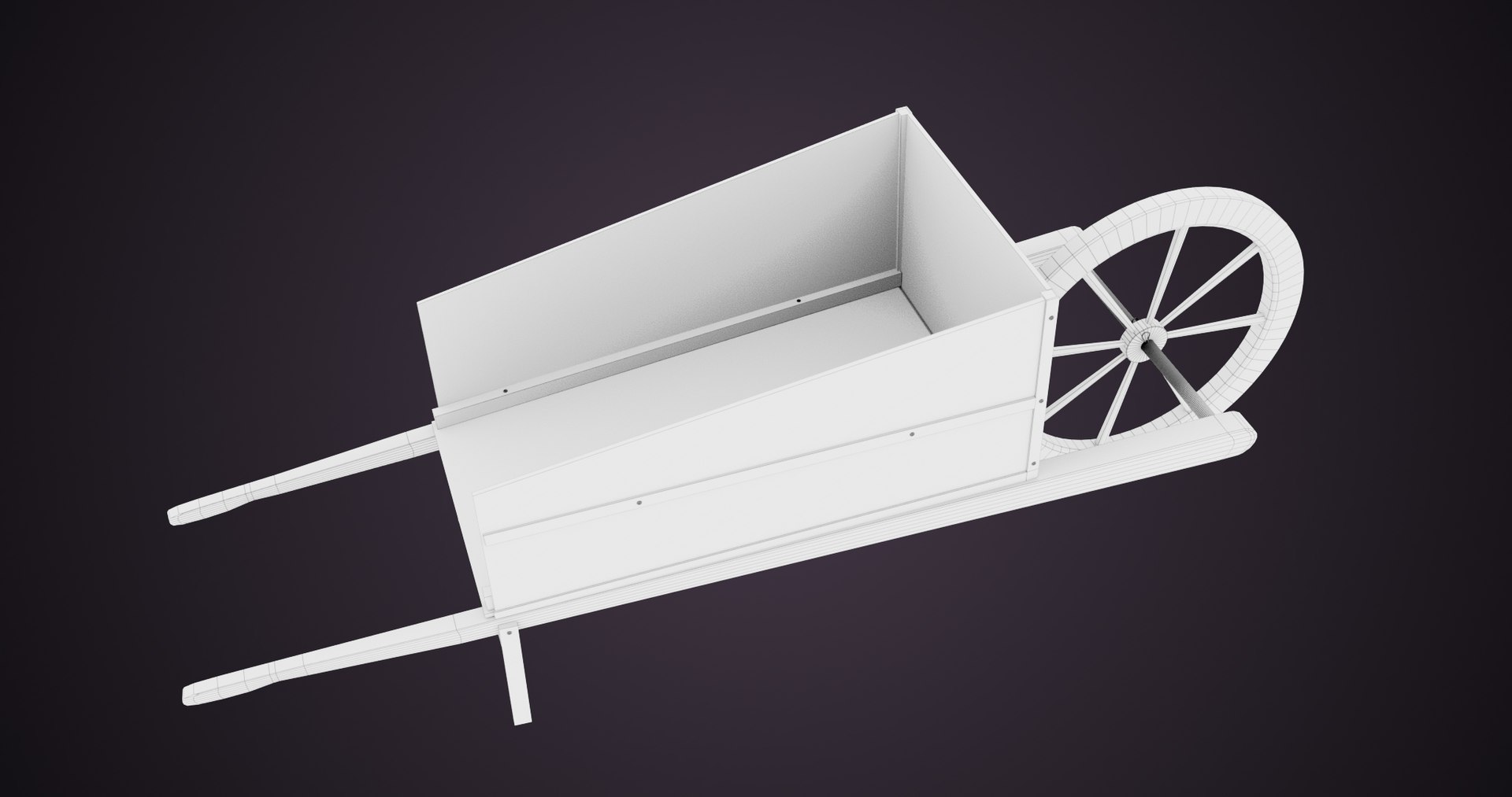 Wooden Cart03 All PBR Unity UE Textures Included 3D model - TurboSquid ...