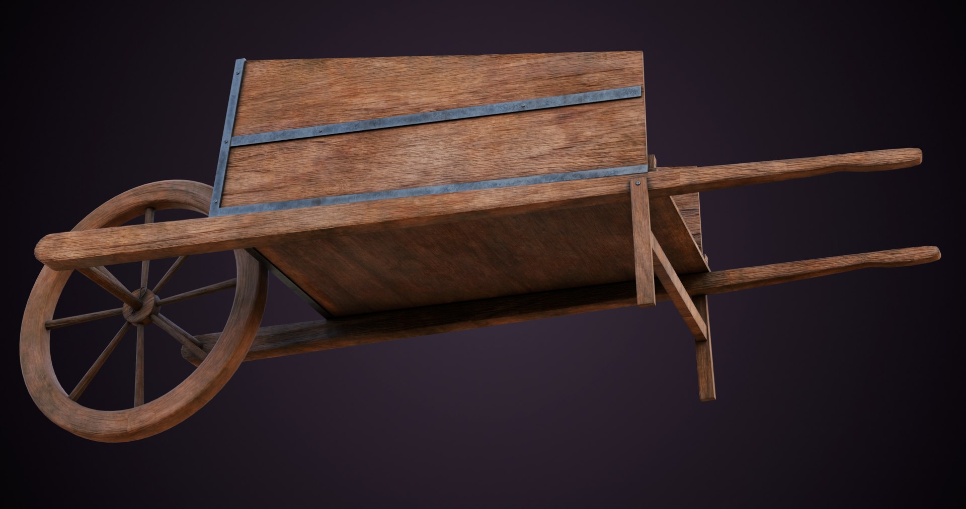 Wooden Cart03 All PBR Unity UE Textures Included 3D Model - TurboSquid ...