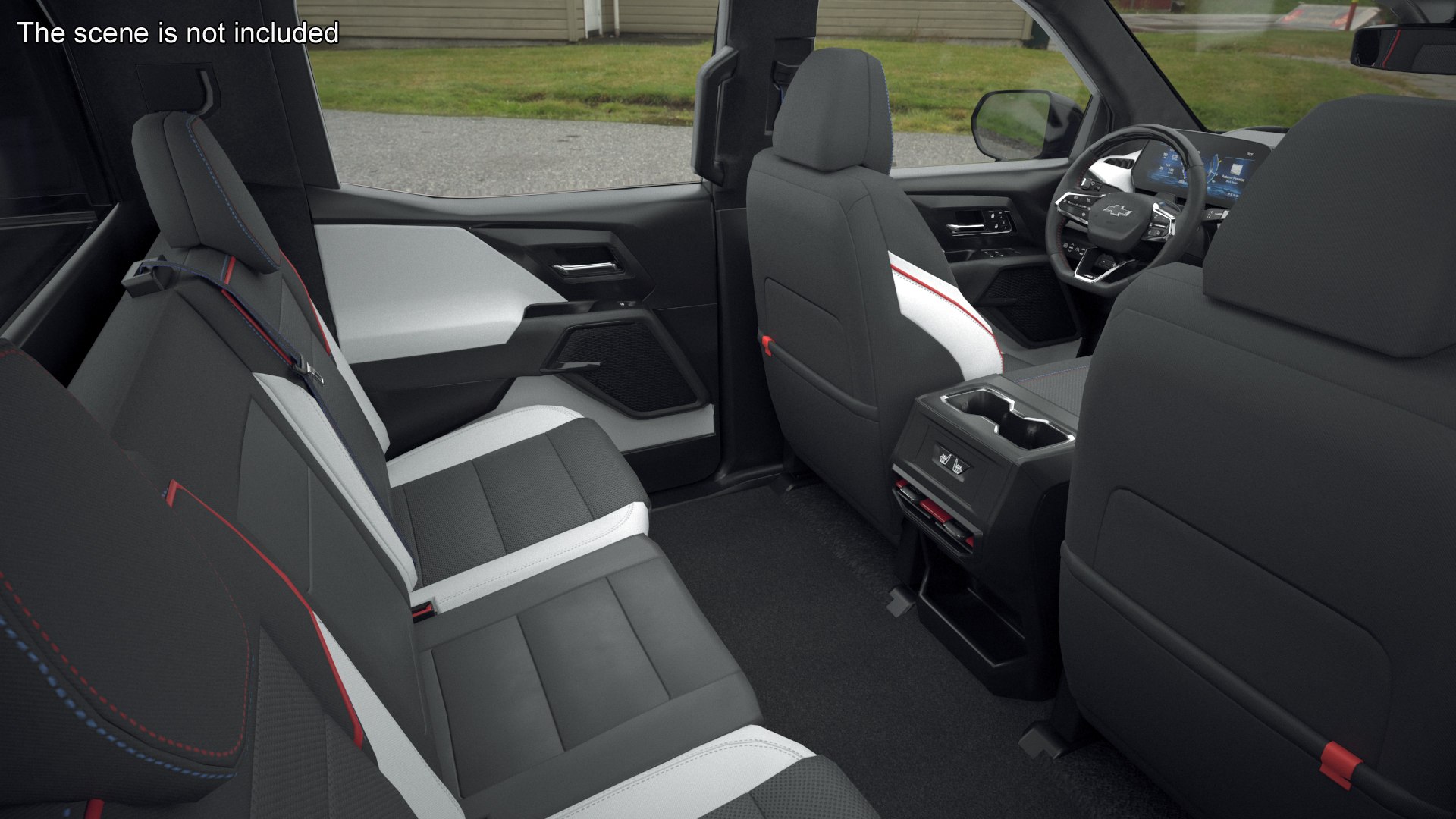 3D Chevrolet Silverado EV Driver Seat Model - TurboSquid 2365047