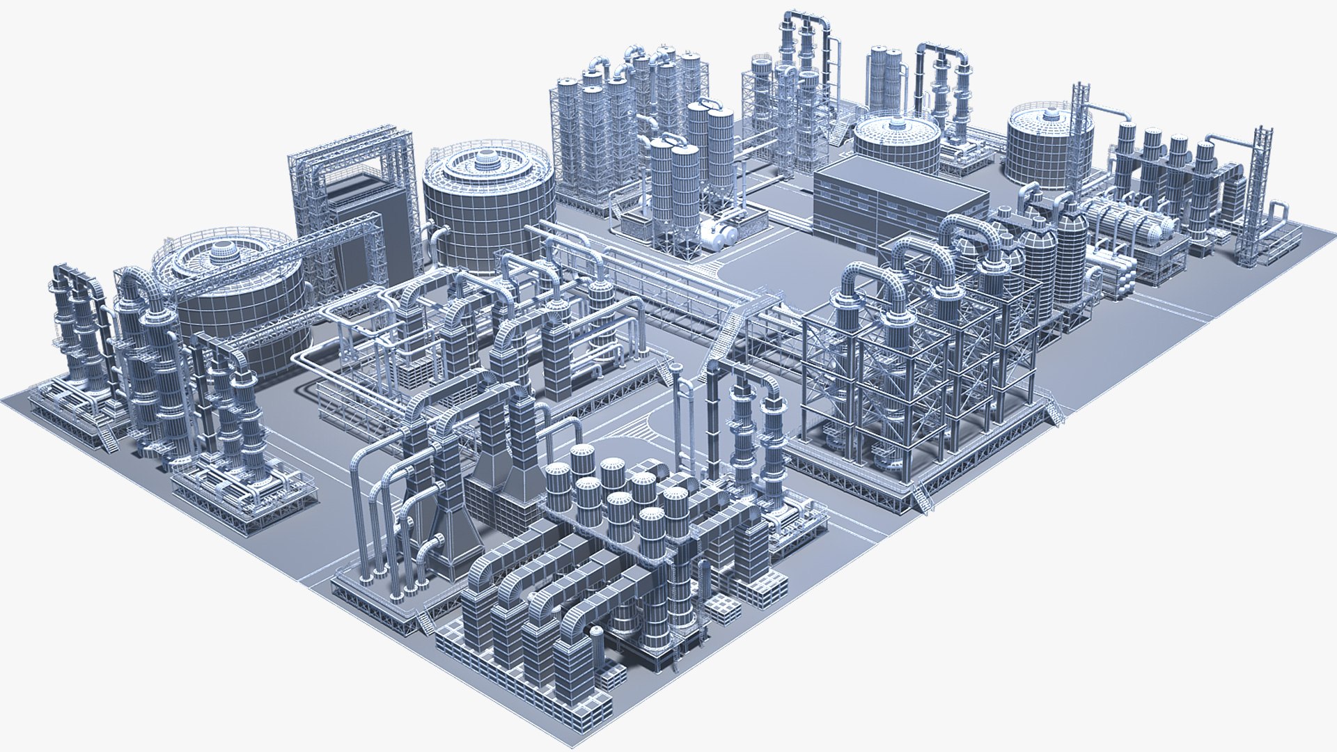 3D Model Industrial Area 46 - TurboSquid 2024123
