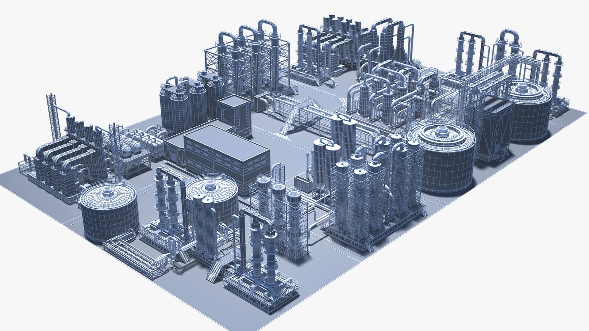 3D Model Industrial Area 46 - TurboSquid 2024123