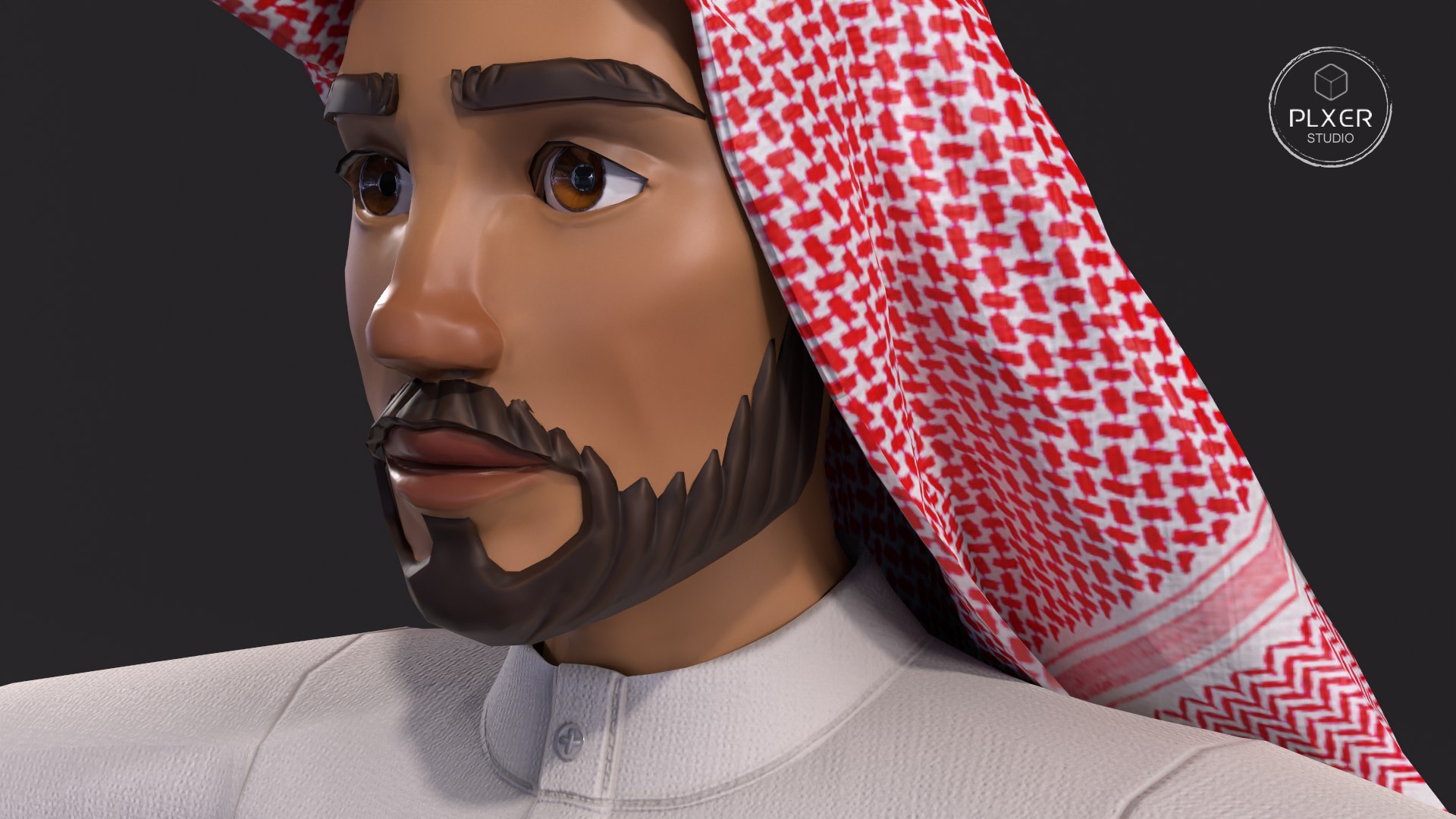 3D Arabi Saudi Man Stylized Model - TurboSquid 2041250