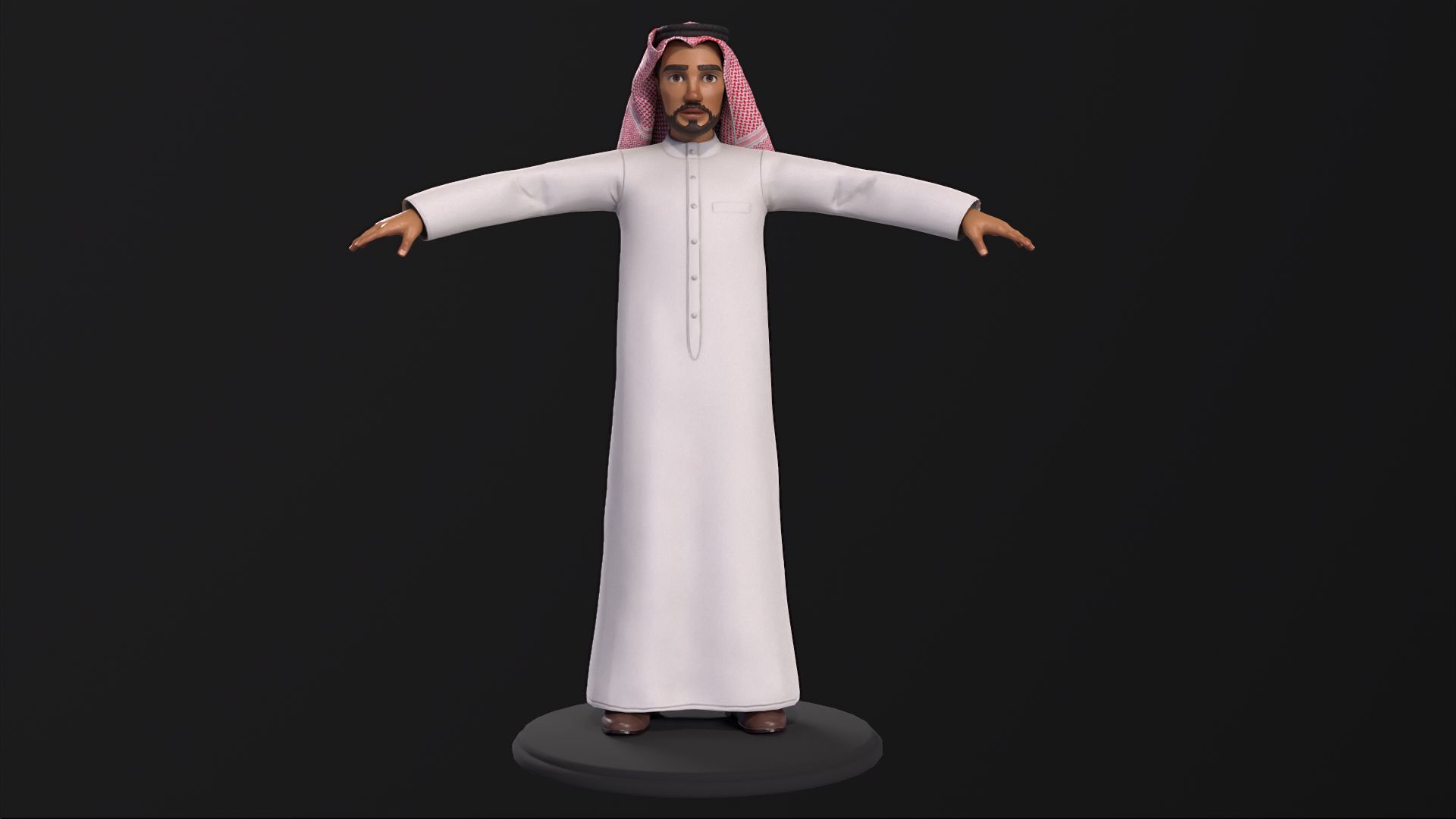3D Arabi Saudi Man Stylized Model - TurboSquid 2041250