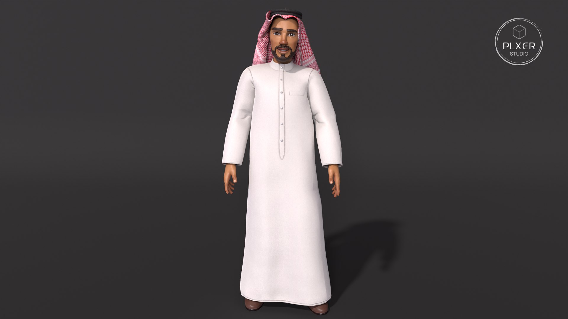 3D Arabi Saudi Man Stylized Model - TurboSquid 2041250
