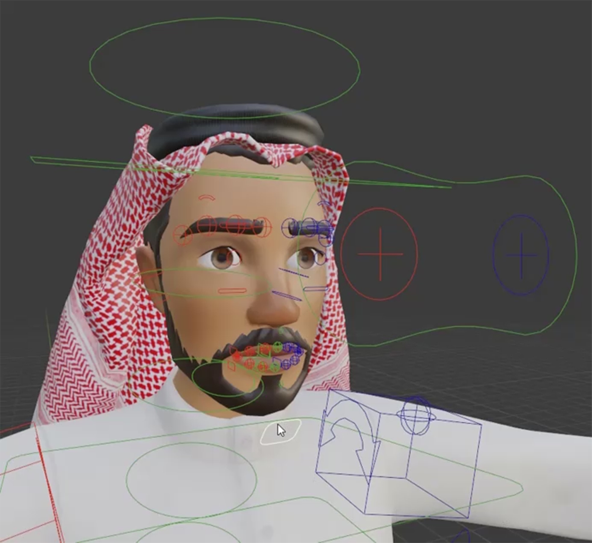 3D Arabi Saudi Man Stylized Model - TurboSquid 2041250