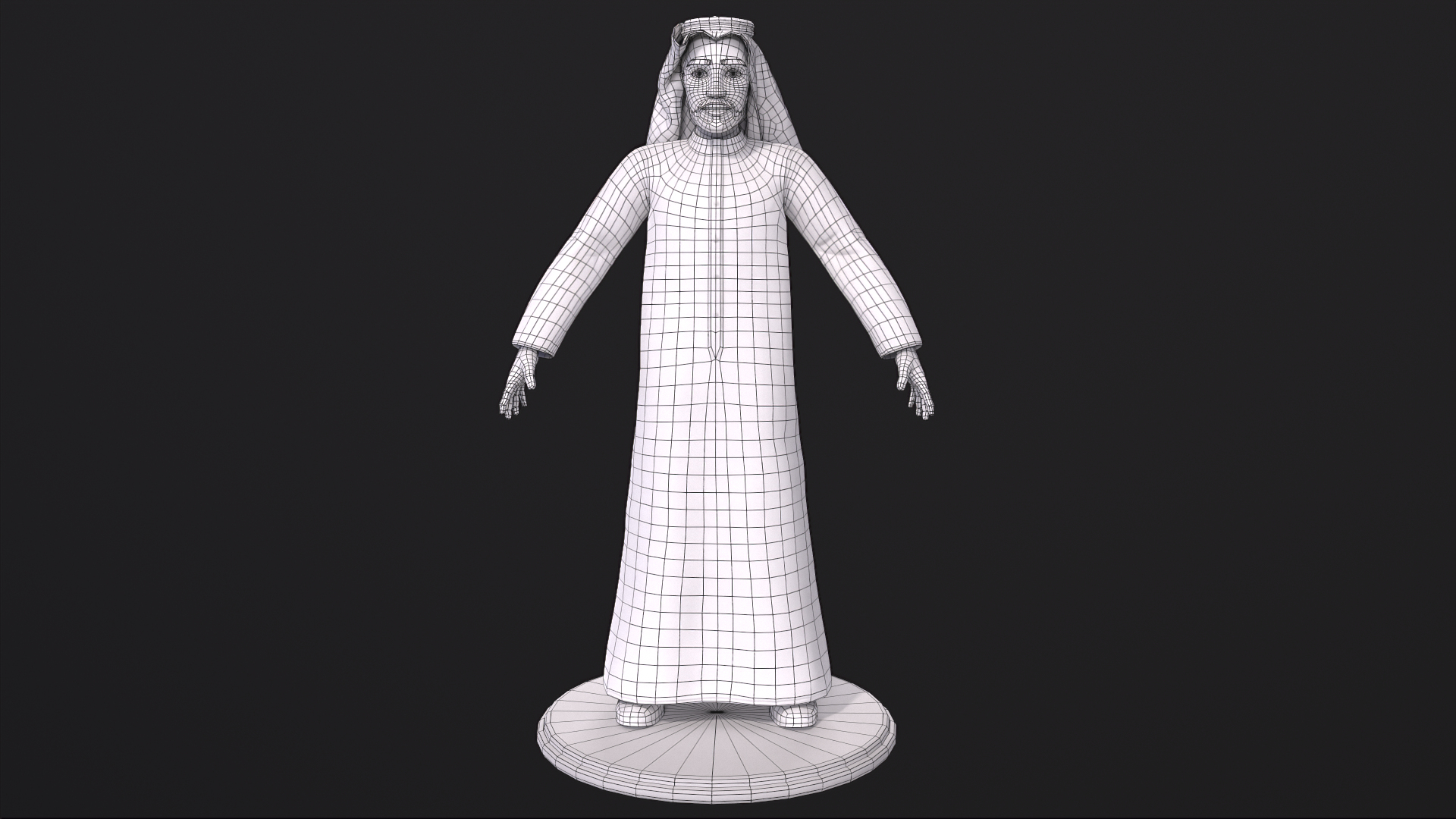 3D Arabi Saudi Man Stylized Model - TurboSquid 2041250