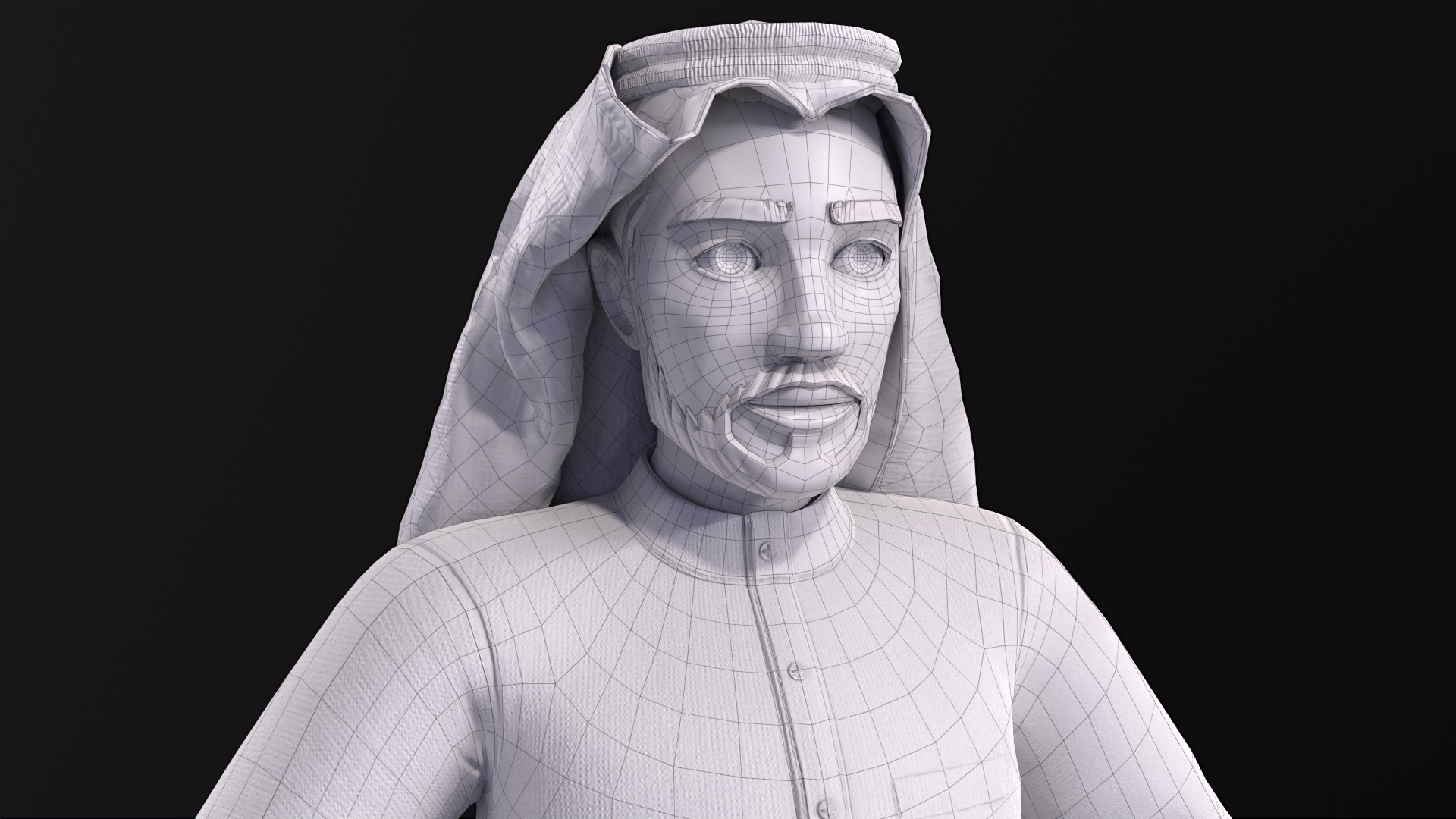 3D Arabi Saudi Man Stylized Model - TurboSquid 2041250