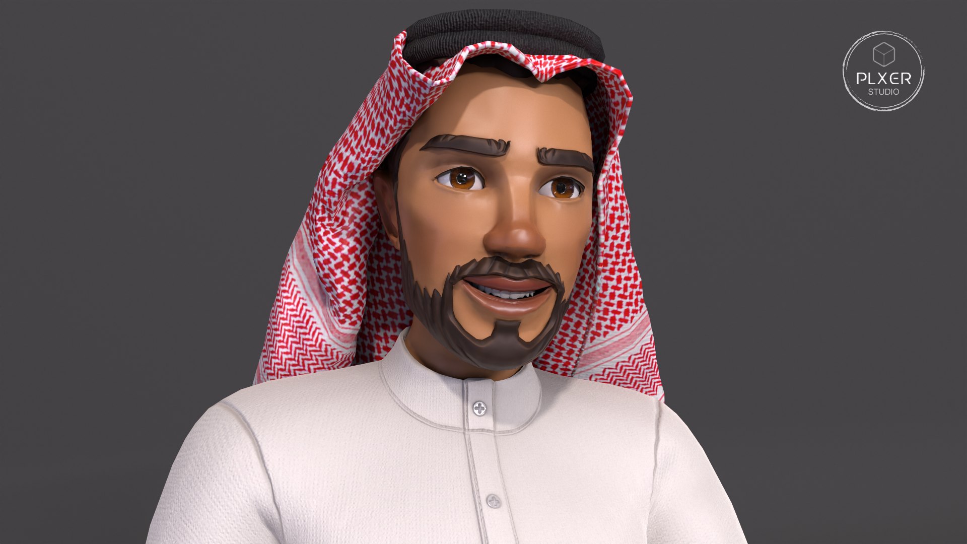 3D Arabi Saudi Man Stylized Model - TurboSquid 2041250