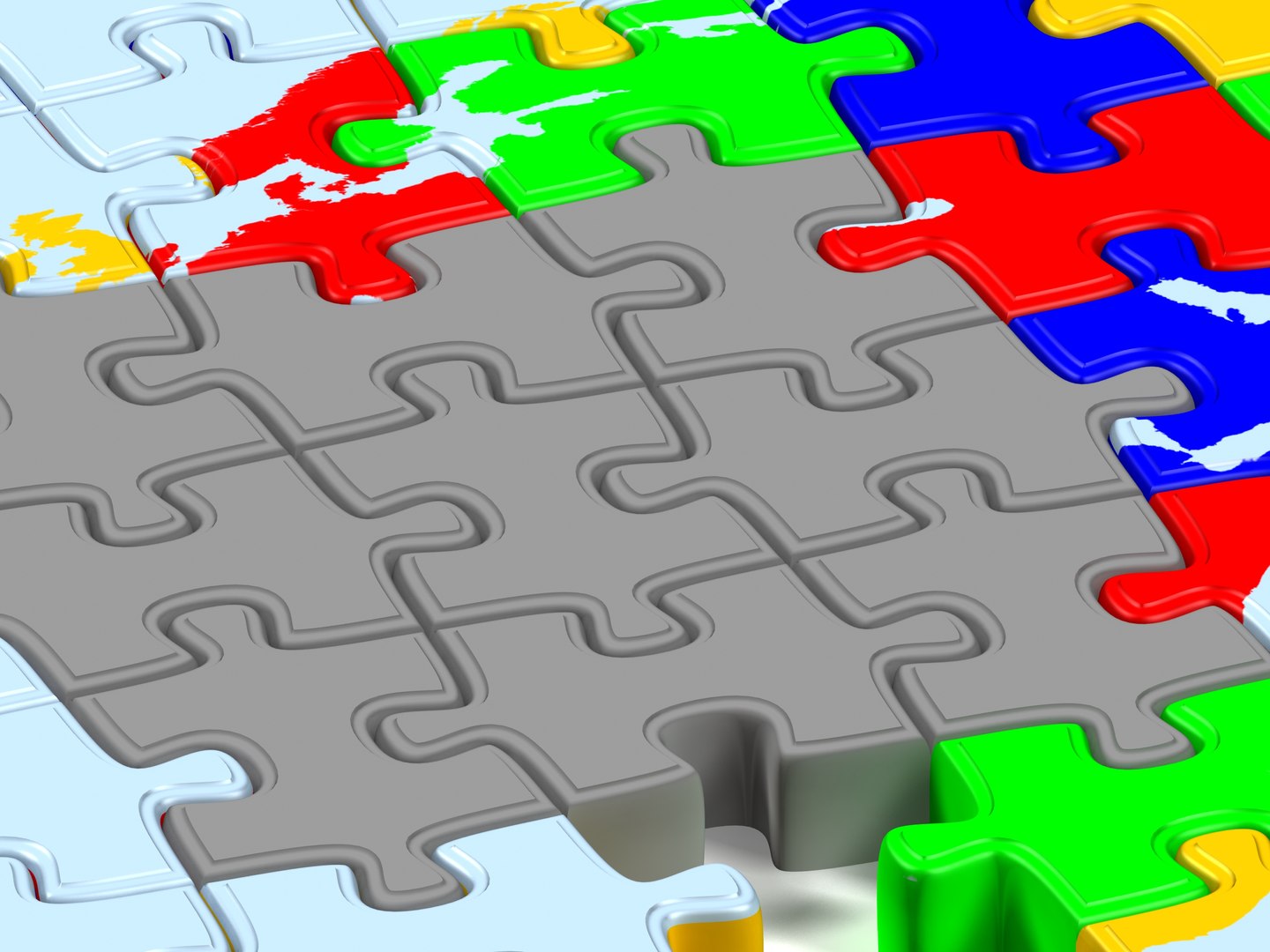 3d jigsaw puzzle world