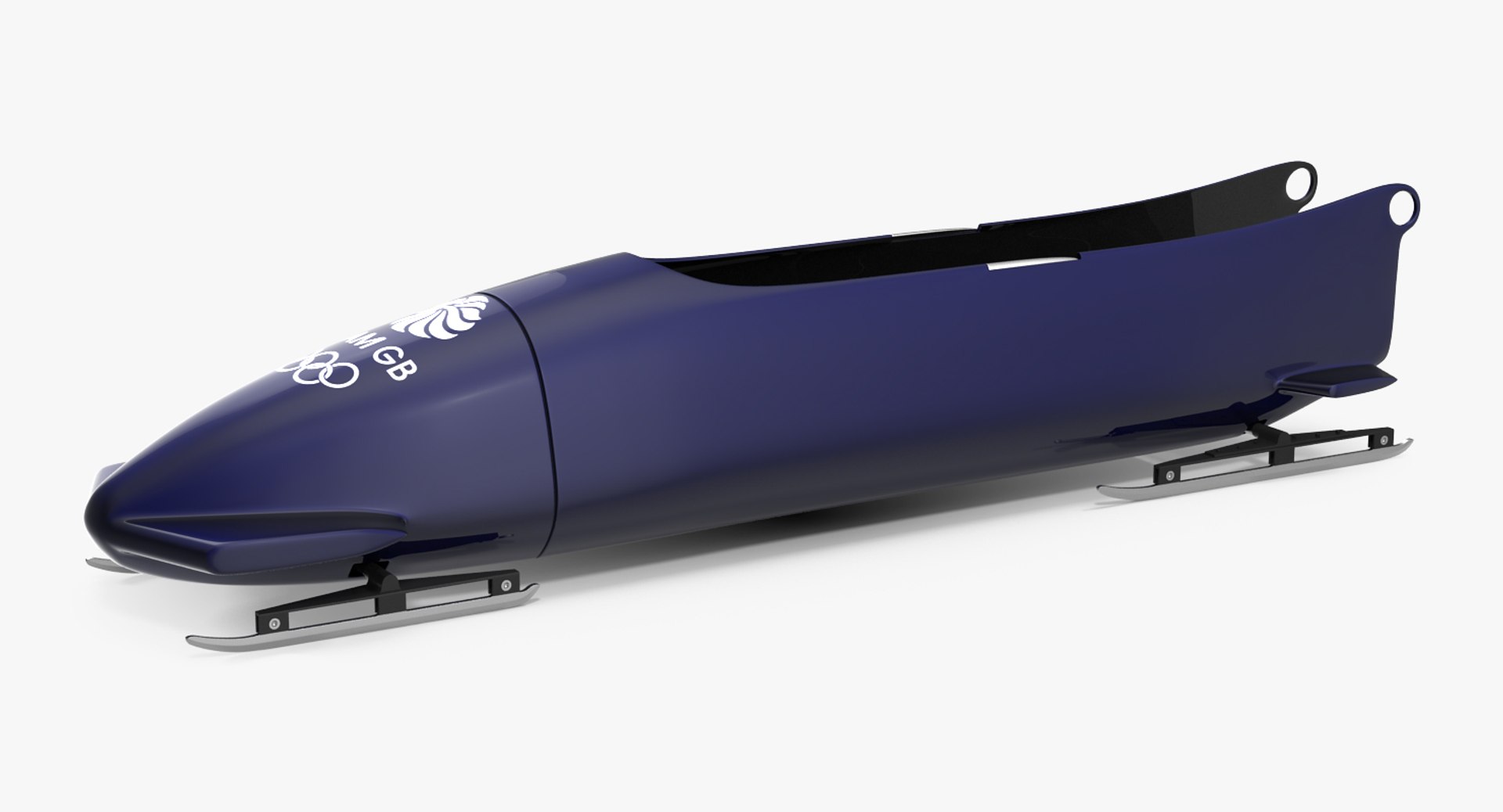 Bobsled Person Team Gb 3d Model