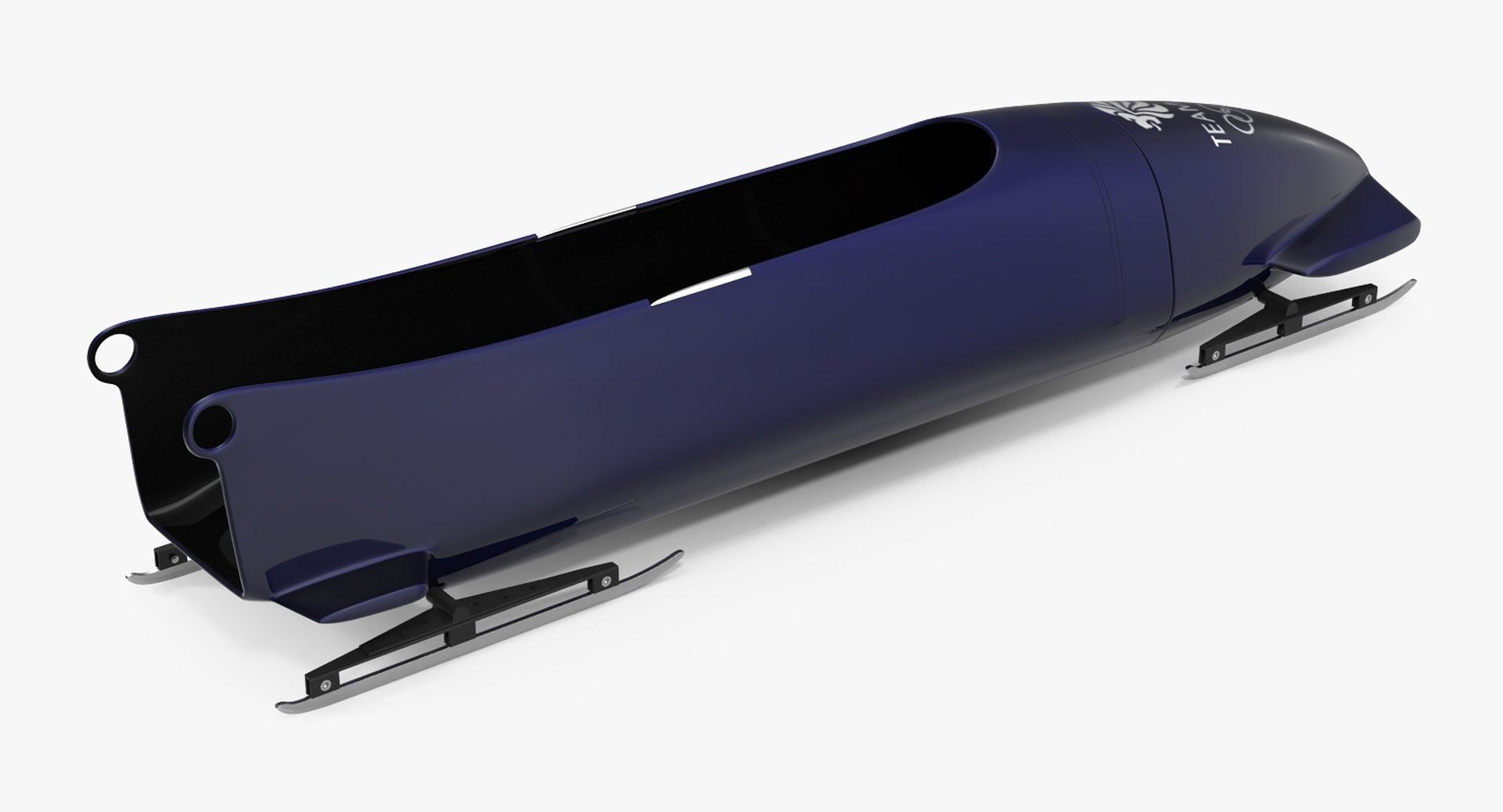 Bobsled Person Team Gb 3d Model