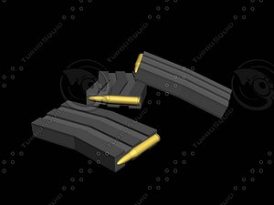 Free 3D Gun Magazine Models - Available For Download On TurboSquid