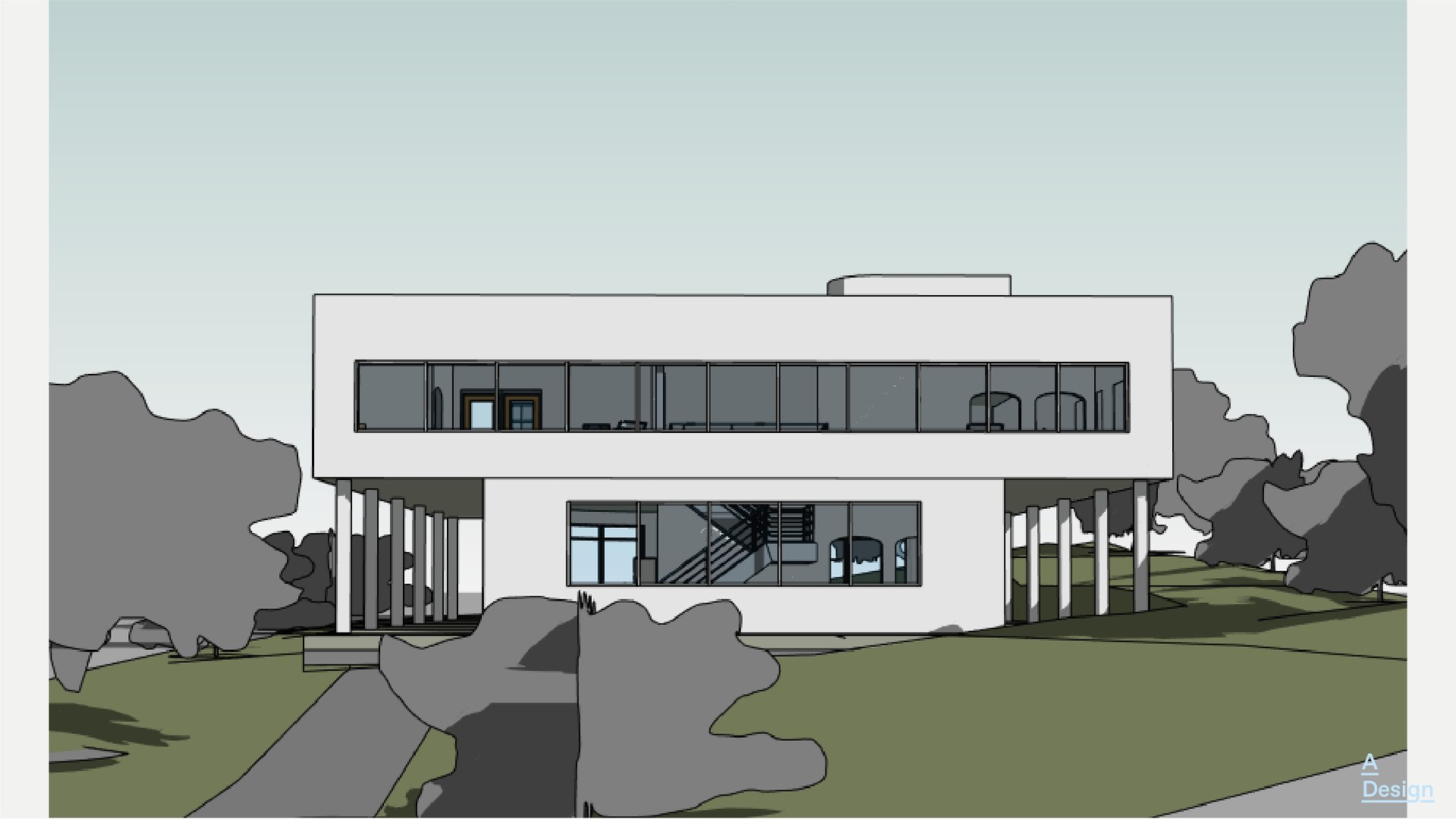 Corb House - Revit 3D Model 3D Model - TurboSquid 2017795
