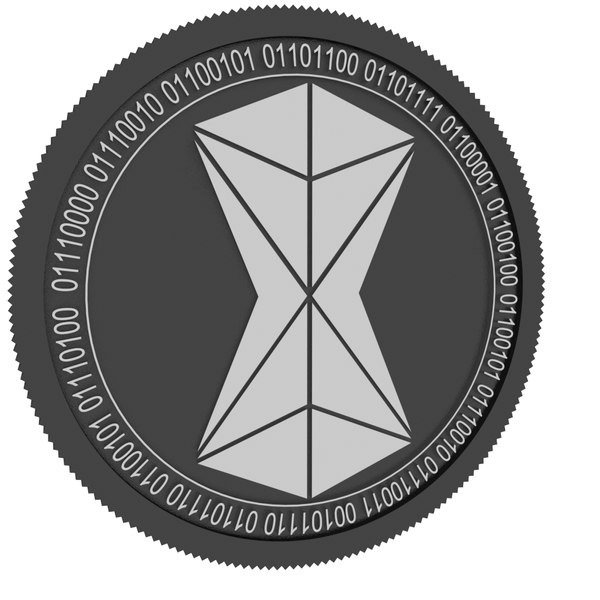 Elixir black coin 3D model - TurboSquid 1602798