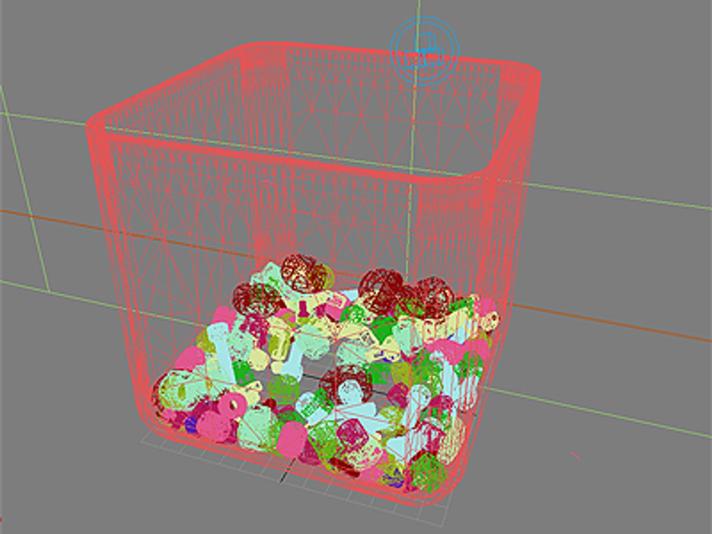 Glass Bowl Hardware Nuts Bolts 3d Model