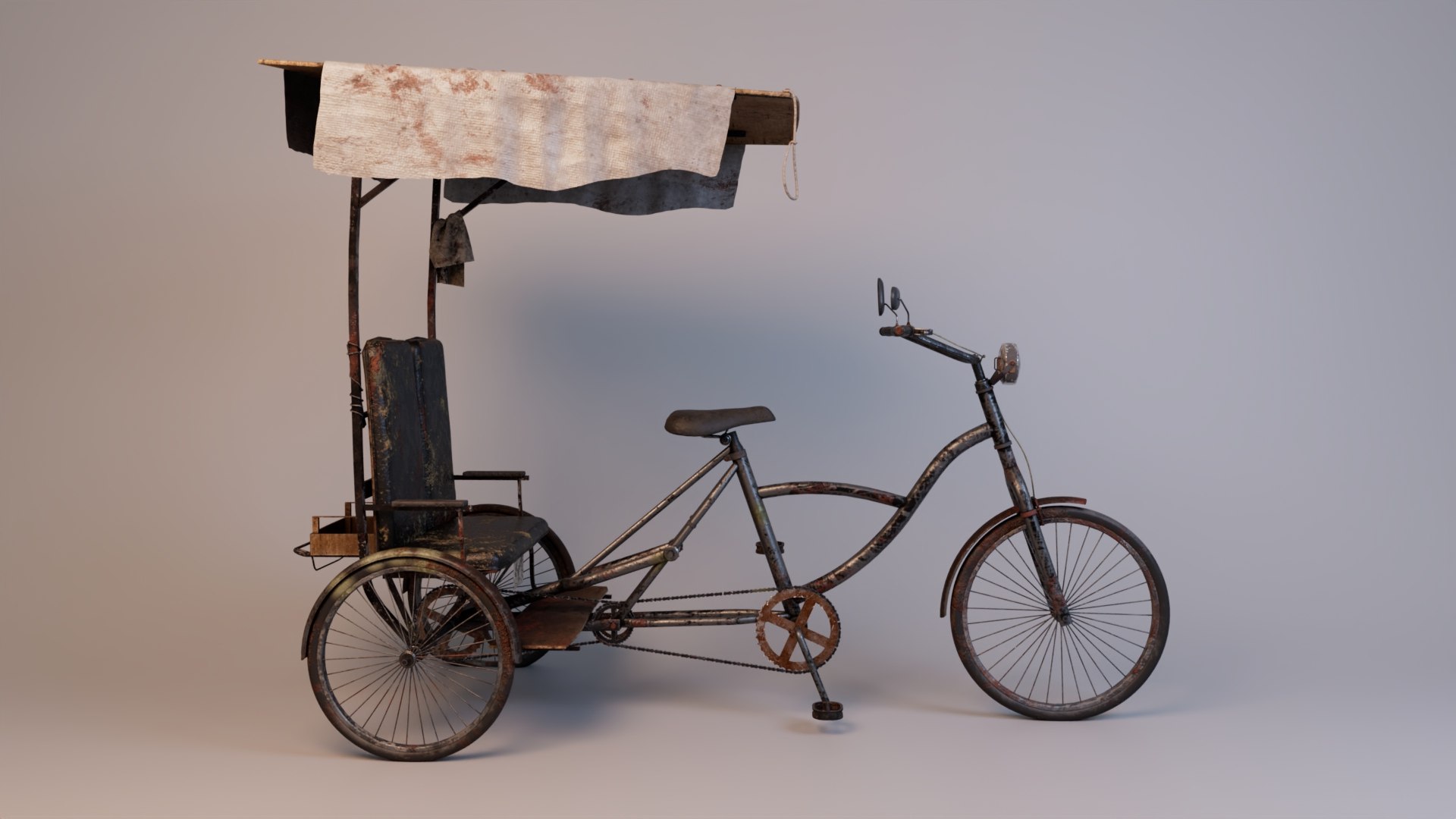 Tricycle 3D Model - TurboSquid 2241414