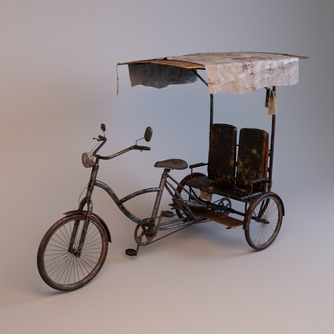 Tricycle 3D Model - TurboSquid 2241414