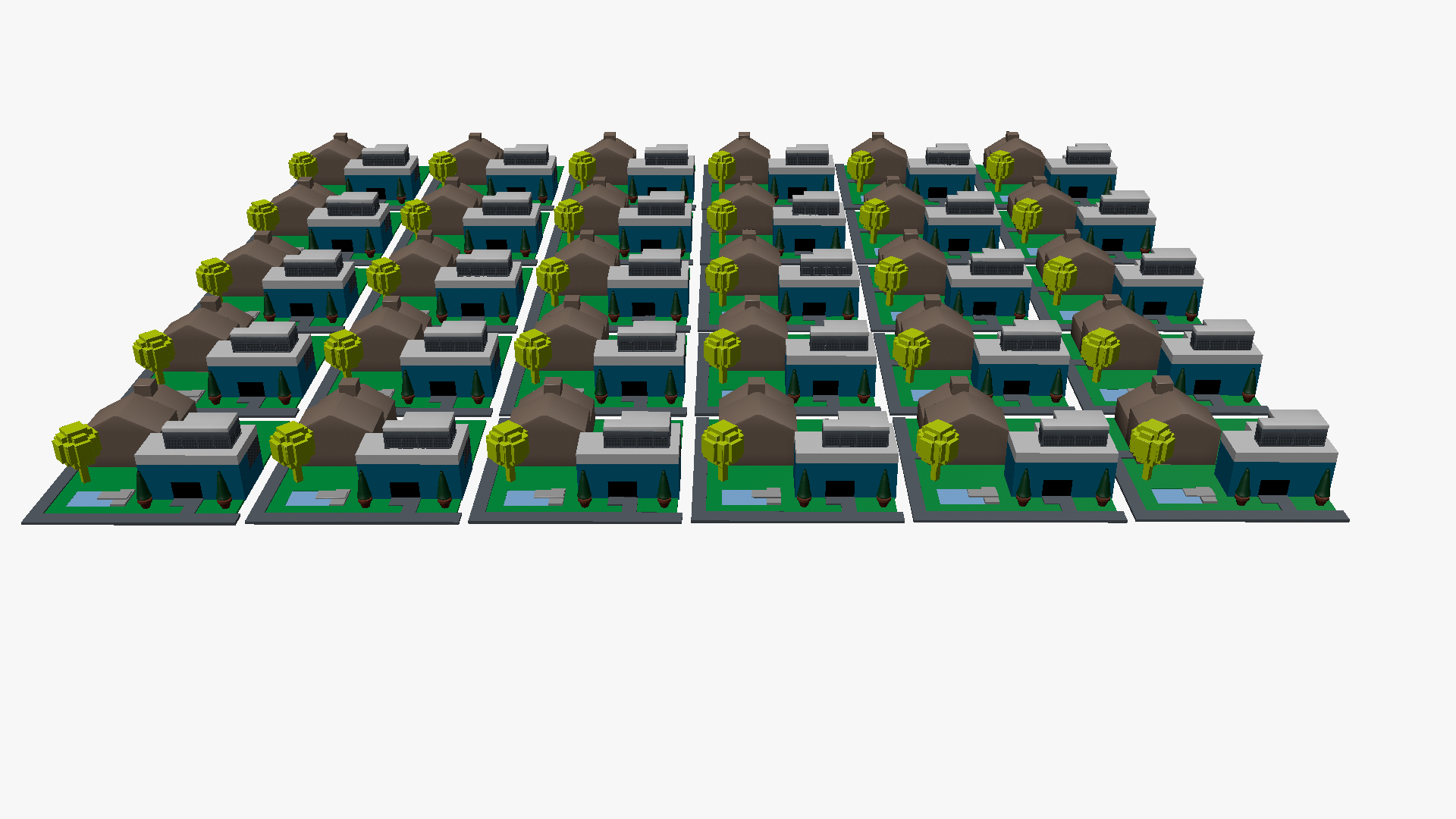 3D Model Neighborhood - TurboSquid 1890807