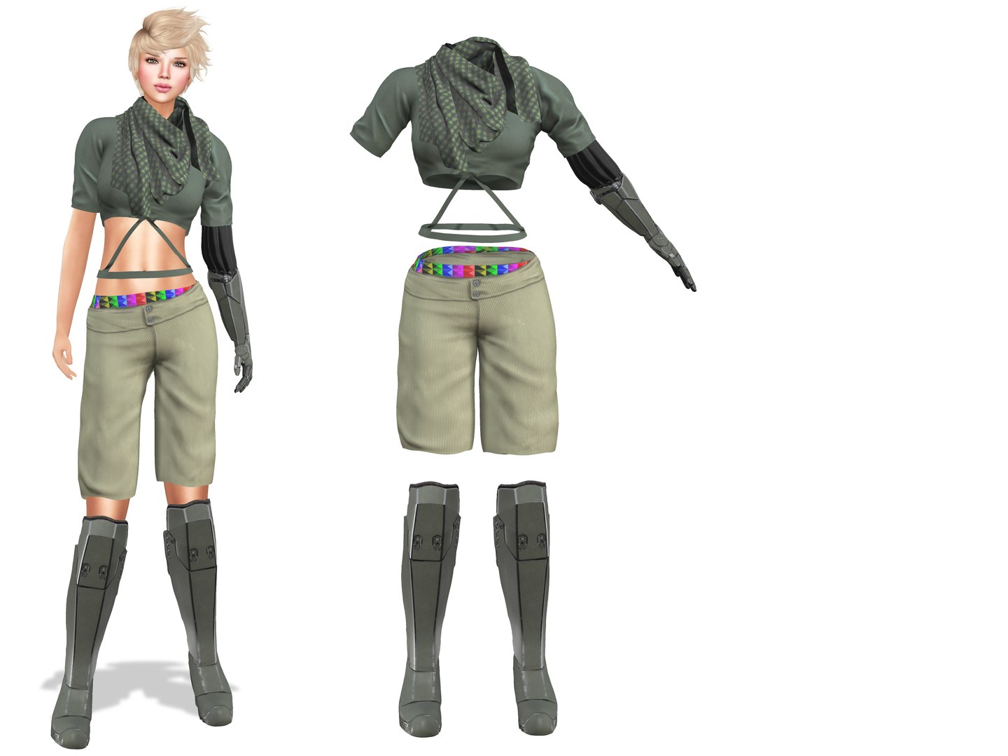 3D Bionic Outfit - TurboSquid 1877344