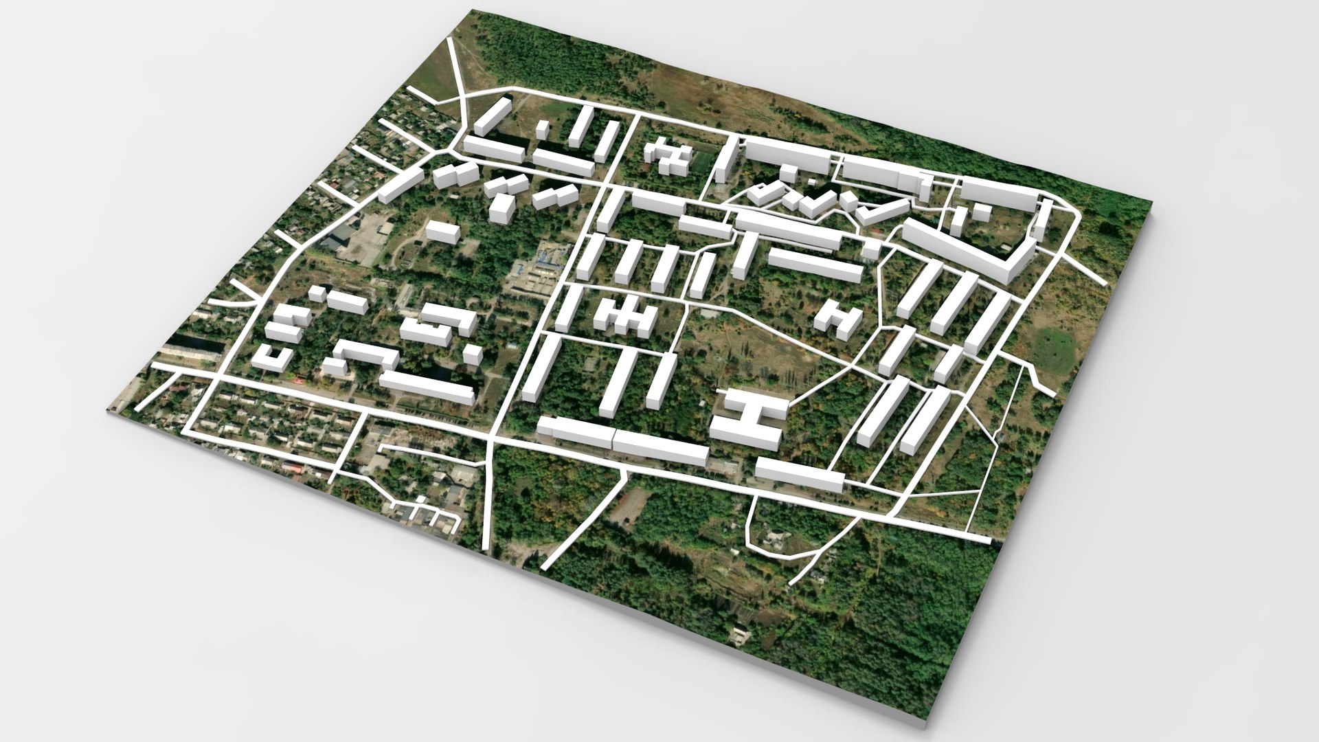 3D Cityscape Toretsk Ukraine - TurboSquid 2375755