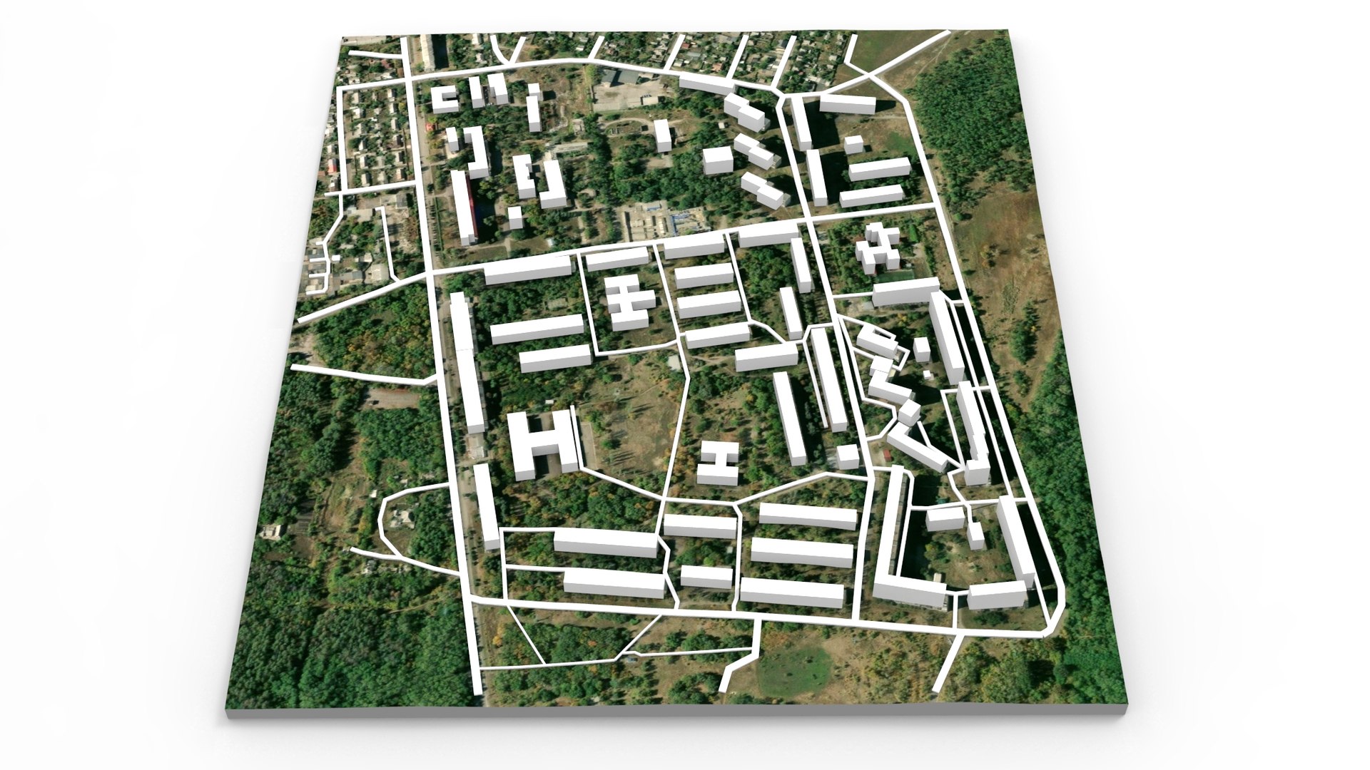 3D Cityscape Toretsk Ukraine - TurboSquid 2375755