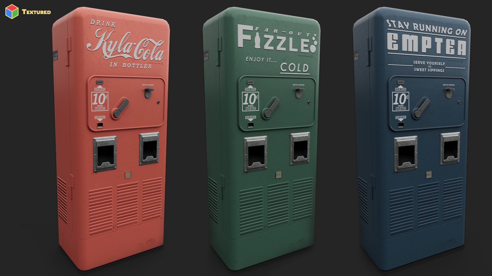 1950s Vending Machine Model - TurboSquid 2296266