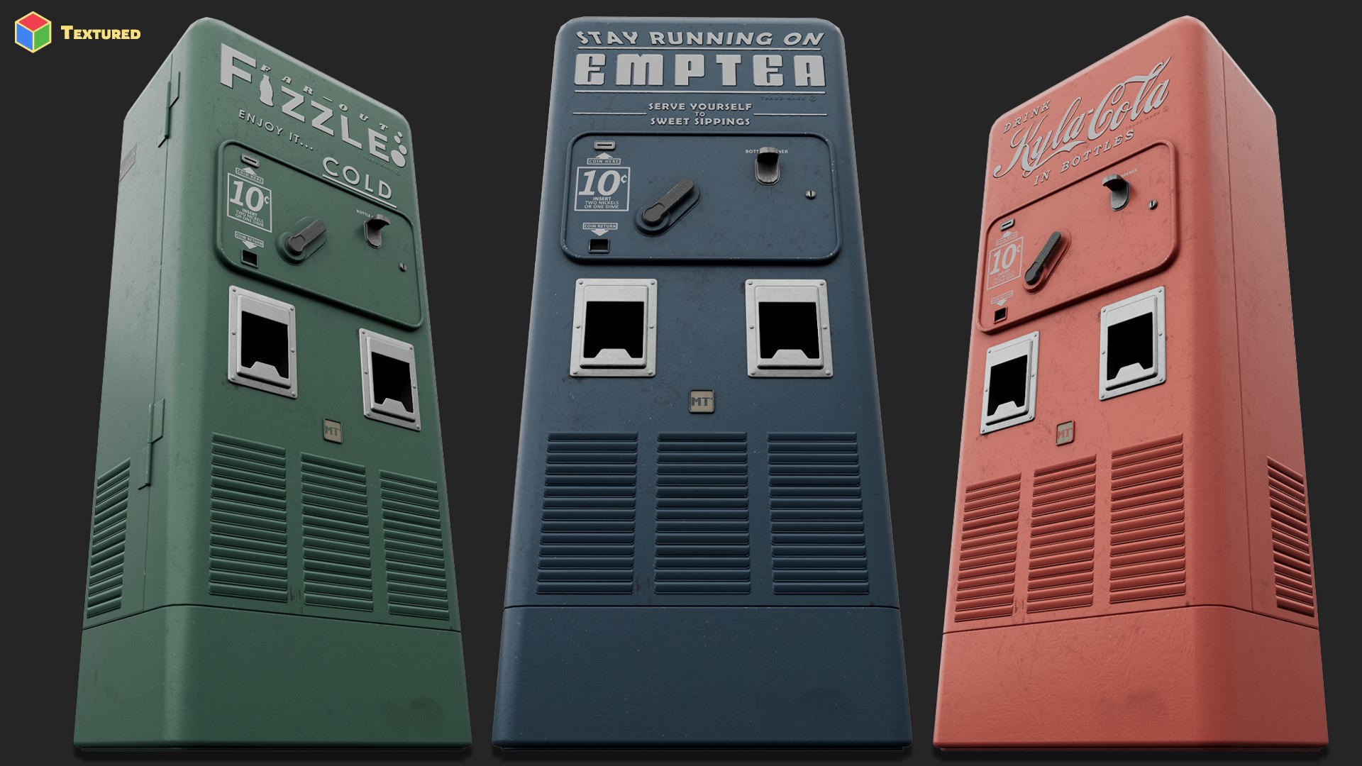 1950s Vending Machine Model - TurboSquid 2296266