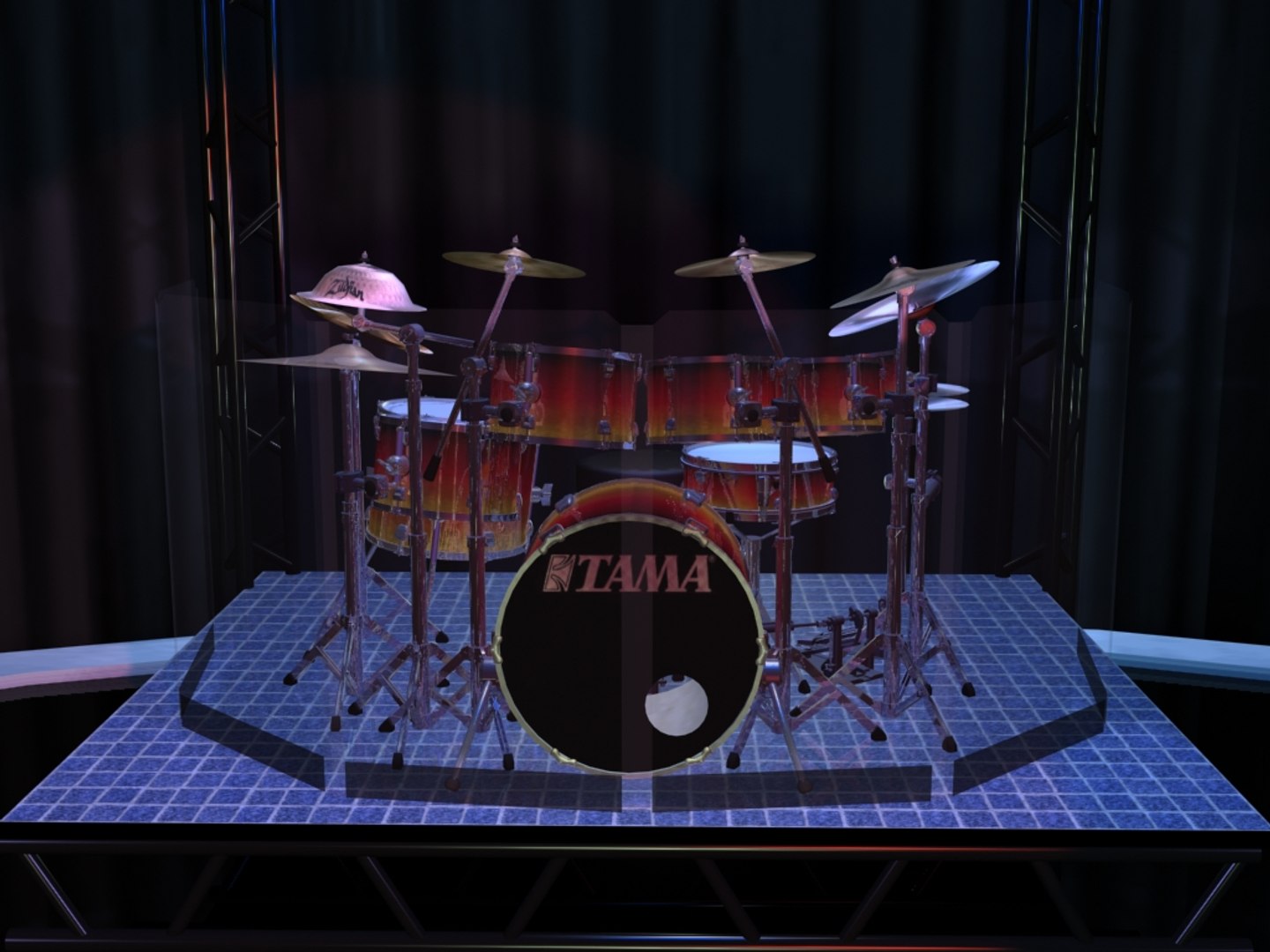 3ds Max Kit Drum Sets