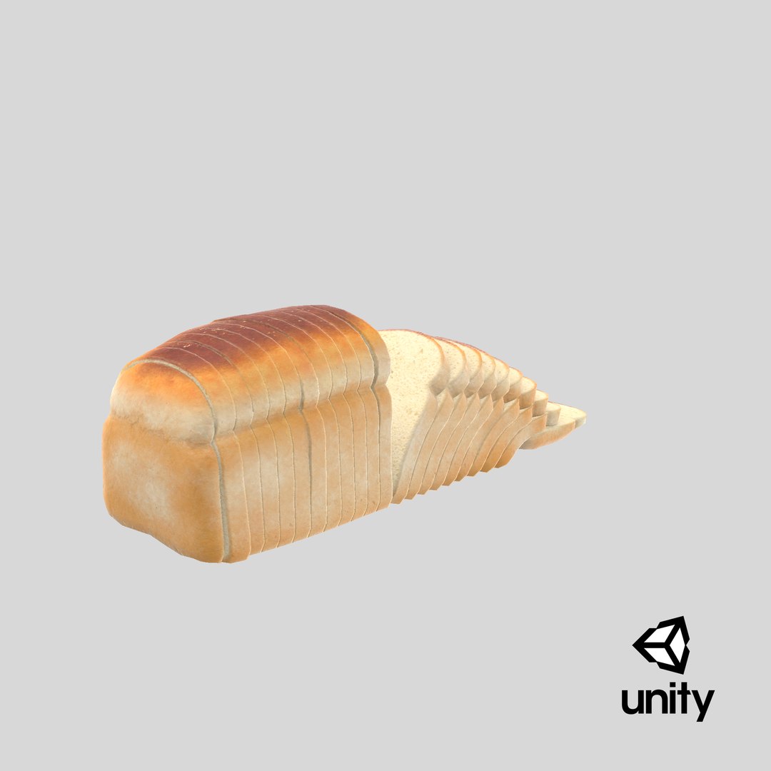 3D sliced bread loose - TurboSquid 1212864